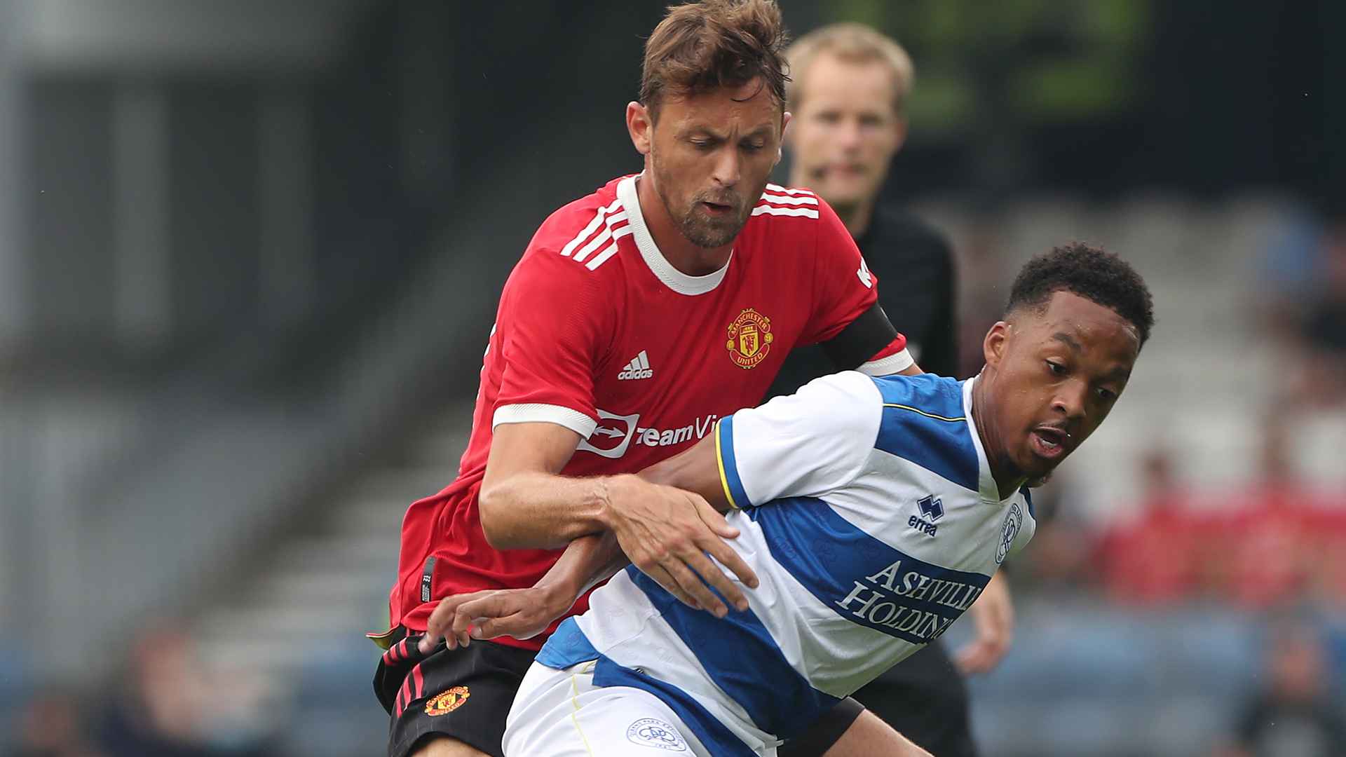 Nemanja Matic reacts to QPR 4 Man Utd on 24 July 2021 | Manchester United