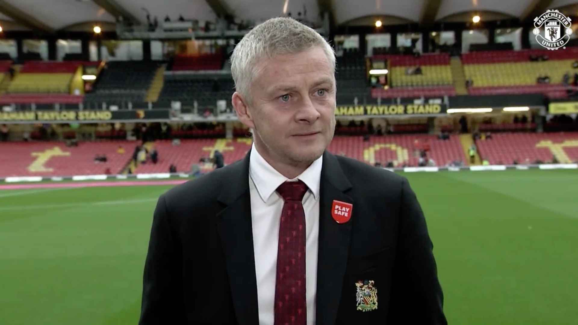 Ole Gunnar Solskjaer interview before Watford v Man Utd 20 November ... Ole Gunnar Solskjaer interview before Watford v Man Utd 20 November ...