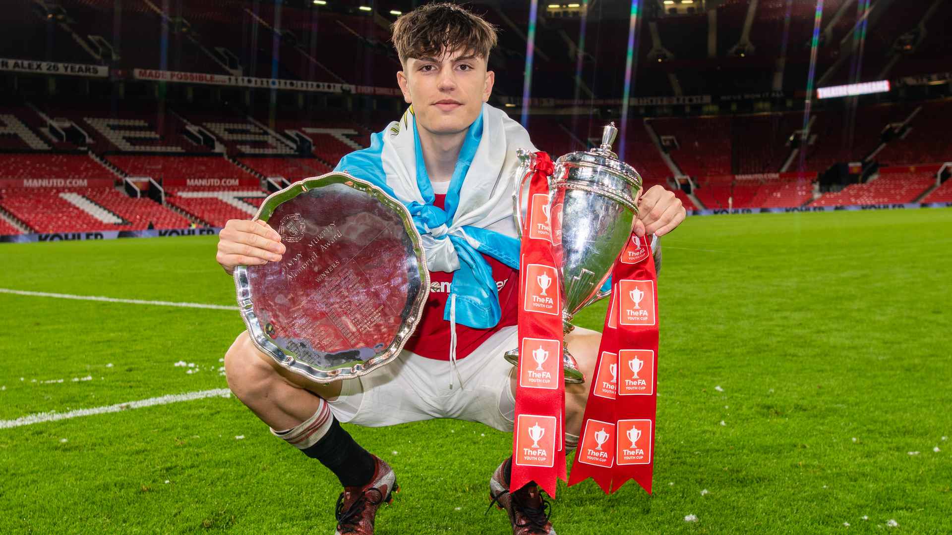 Alejandro Garnacho highlights from 2022 FA Youth Cup final | Manchester United