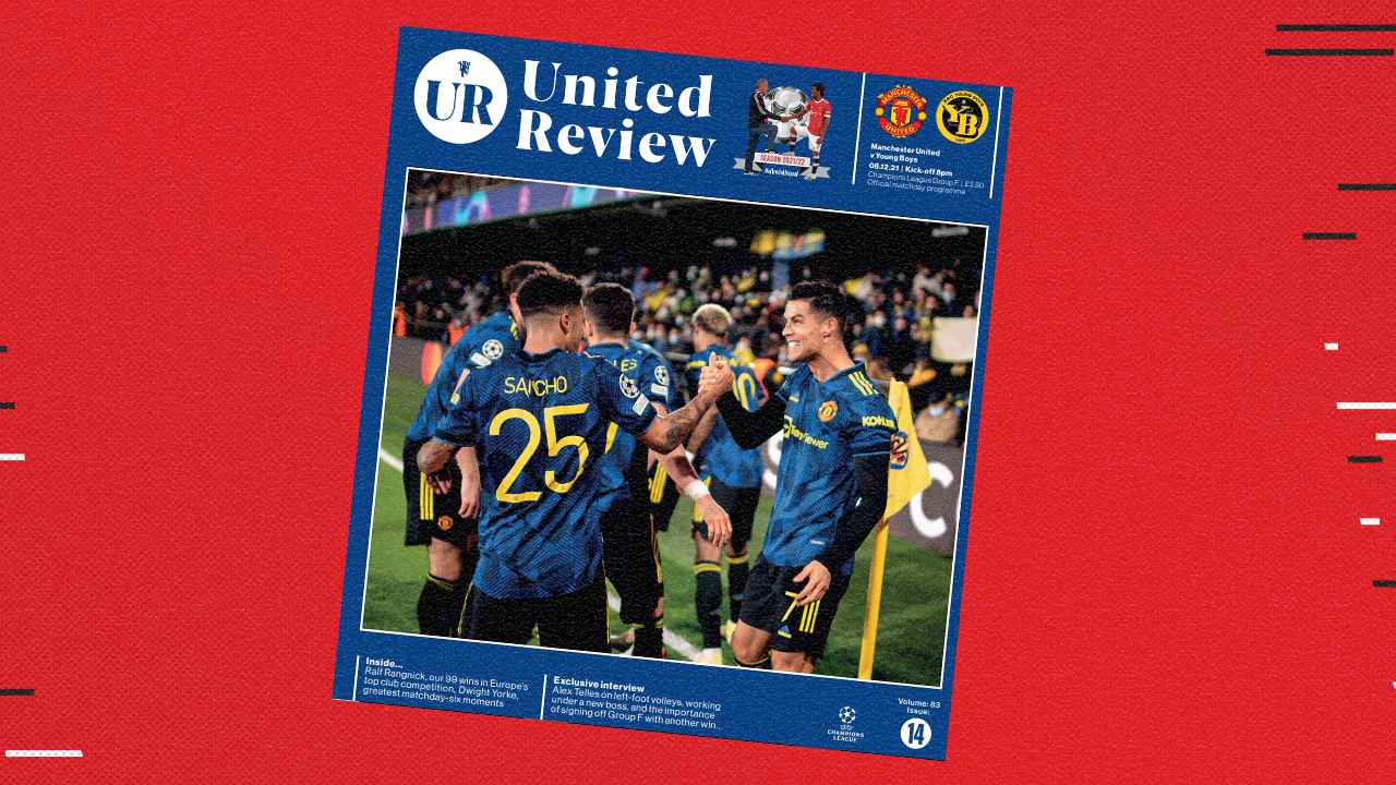 United Review: Order your Man Utd v Young Boys match programme ...
