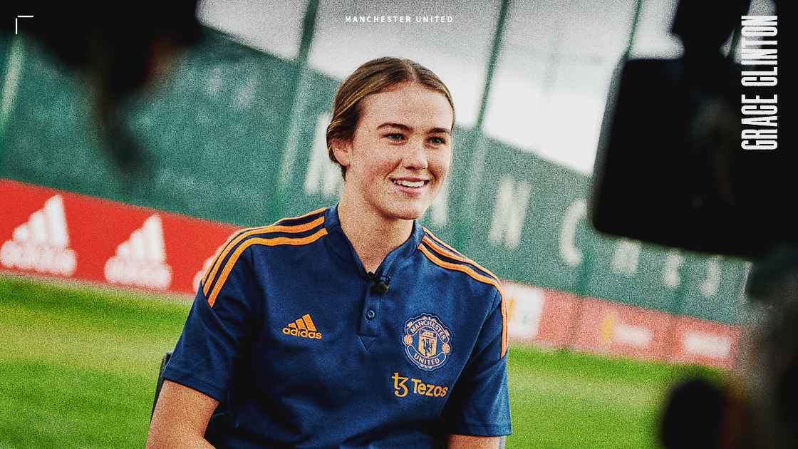 Grace Clinton first interview with Man Utd Women after signing 15 July ...