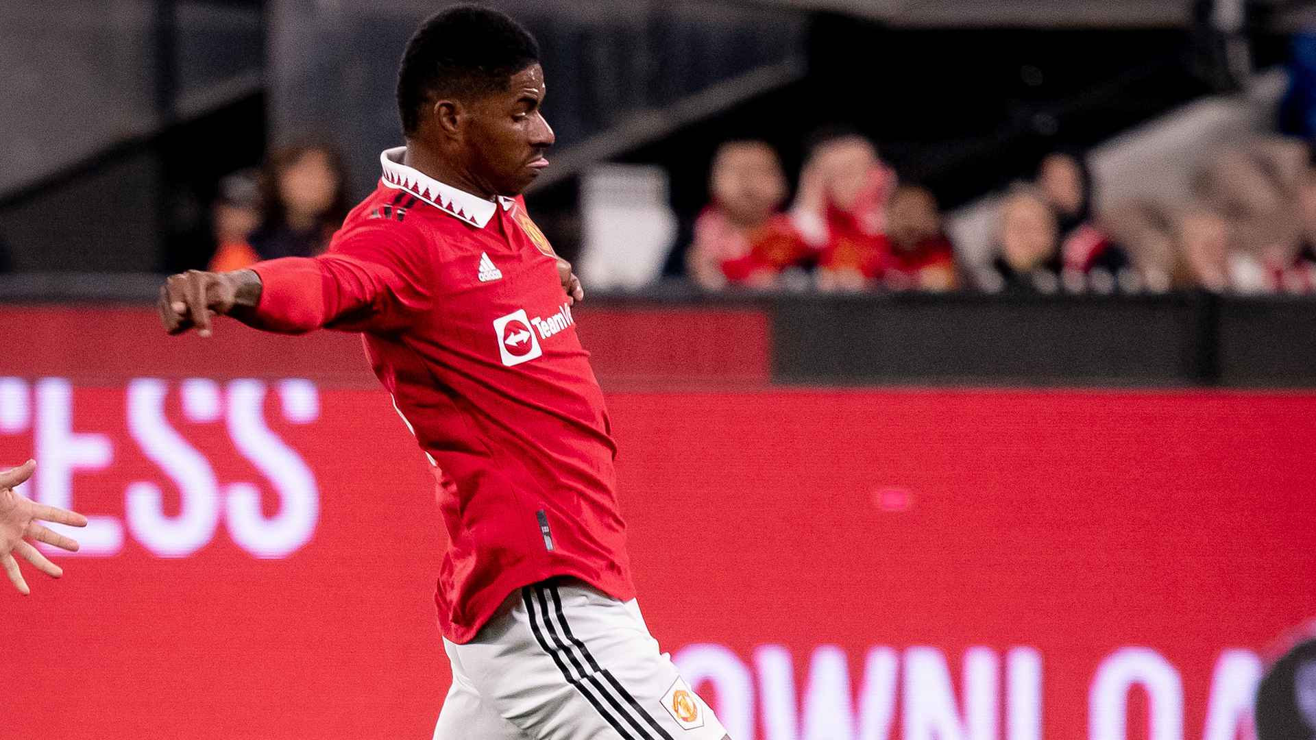 Marcus Rashford action from Melbourne Victory 1 Man Utd 4 on Tour 2022 ...