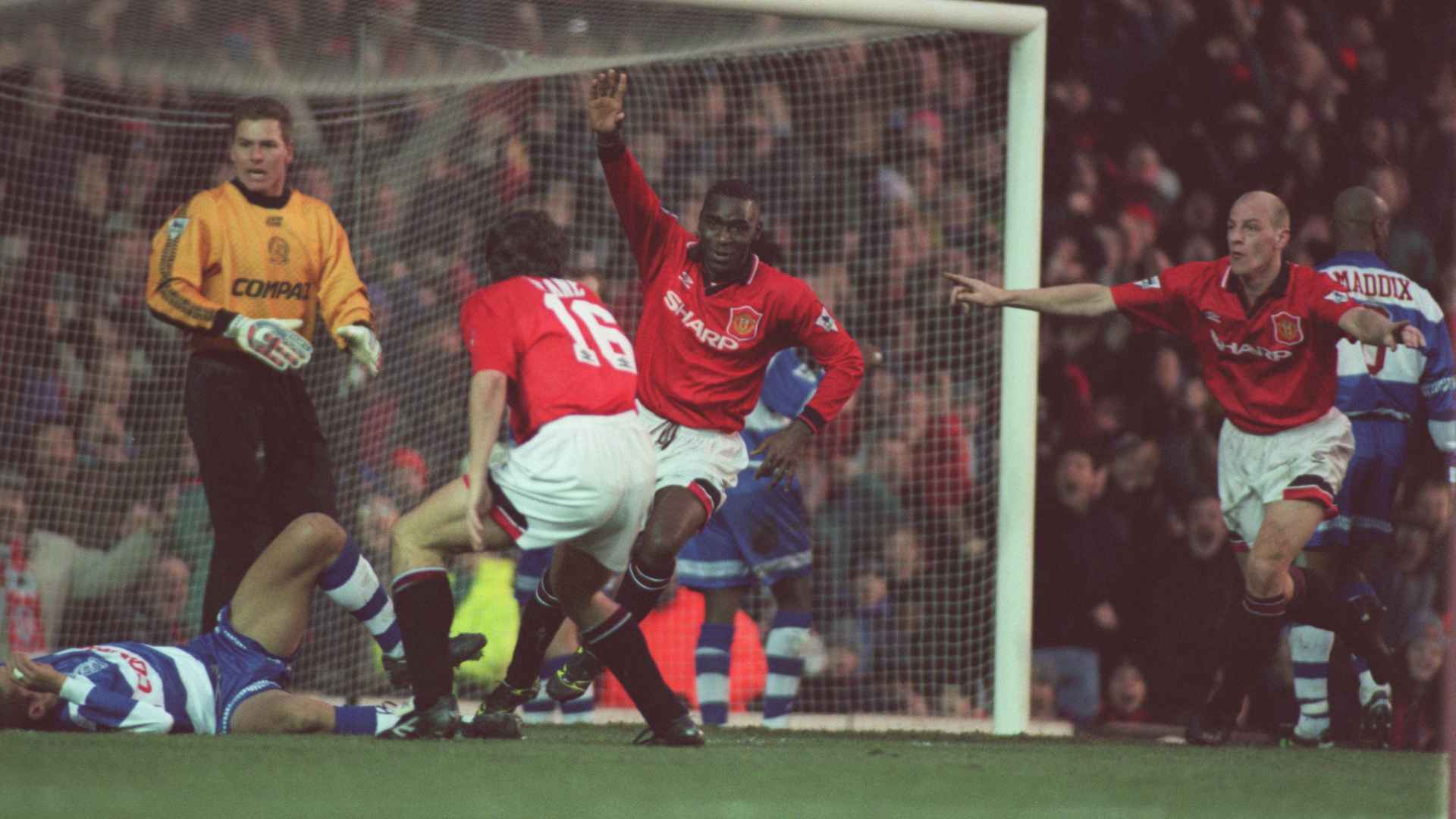 Man Utd 2 QPR 1 Extended Highlights Premier League 1995 96 | Manchester ...