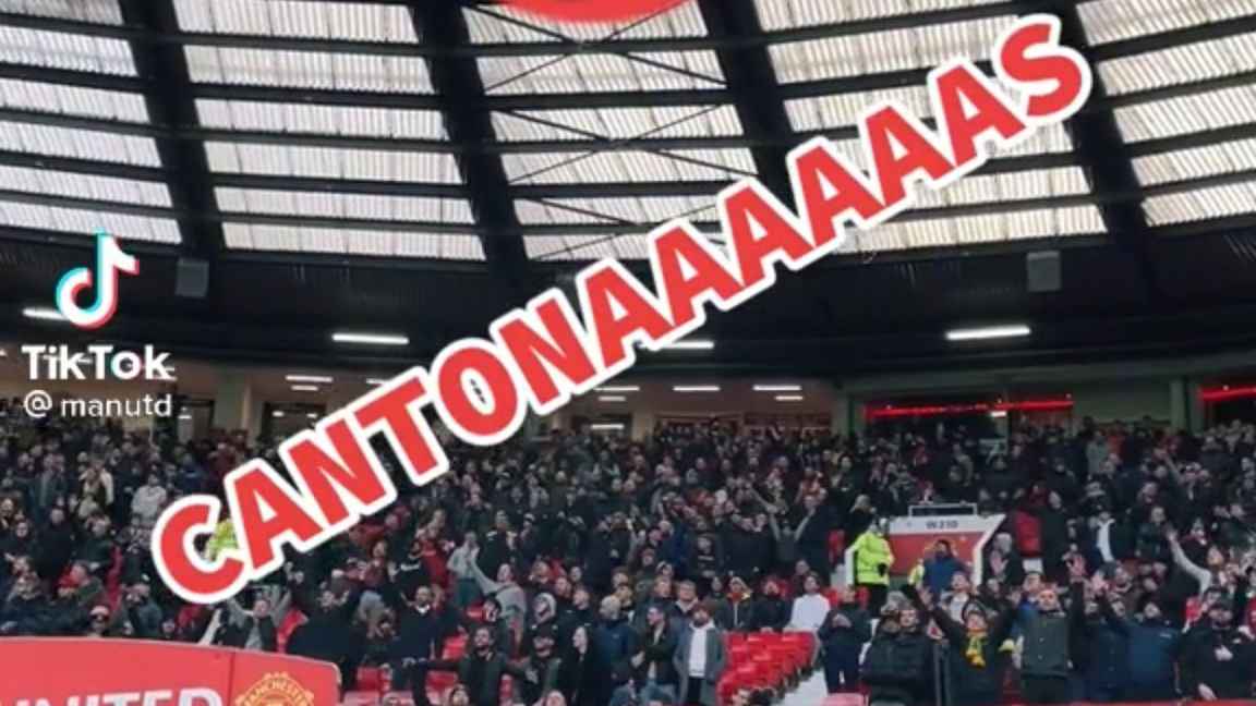 'Five Cantonas' in the Stretford End | Manchester United