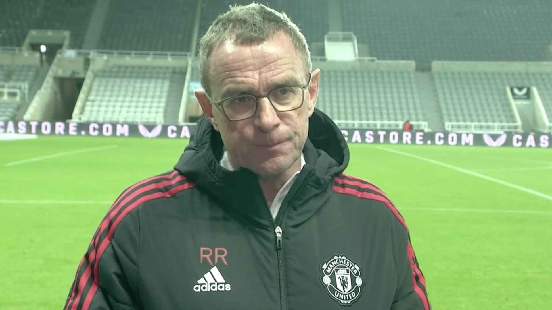 Ralf Rangnick interview after Newcastle 1 Man Utd 1 27 December 2021 ...