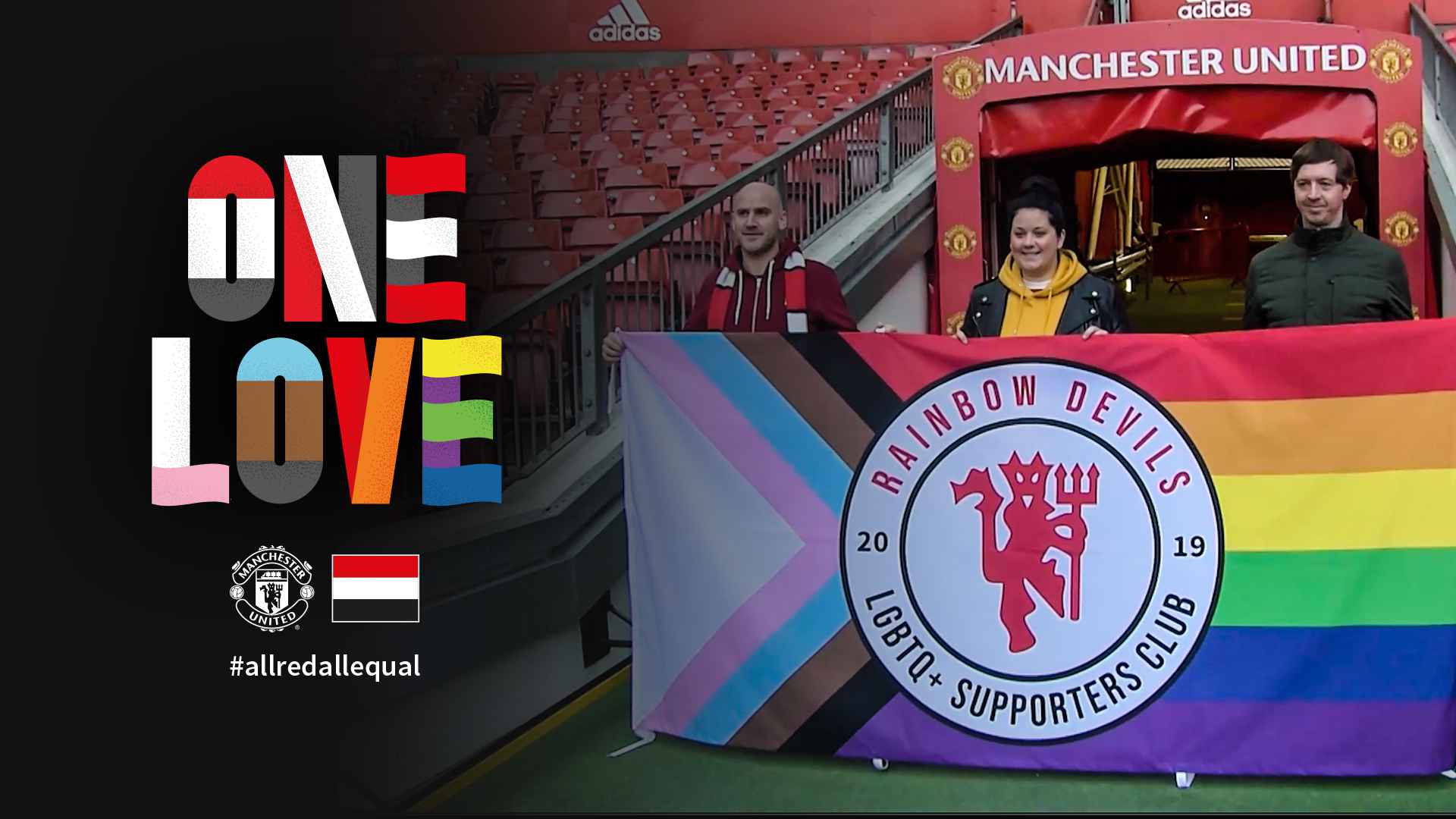 The story behind the Rainbow Devils banner | Manchester United