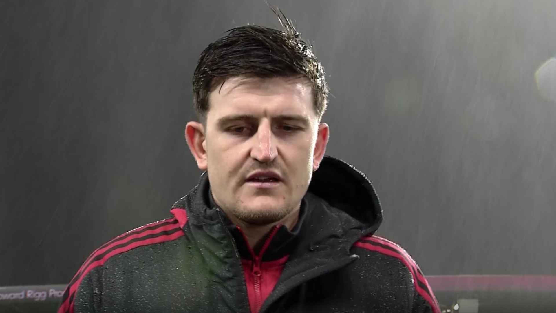 Harry Maguire interview after Burnley 1 Man Utd 1 8 February 2022 ... Harry Maguire interview after Burnley 1 Man Utd 1 8 February 2022 ...