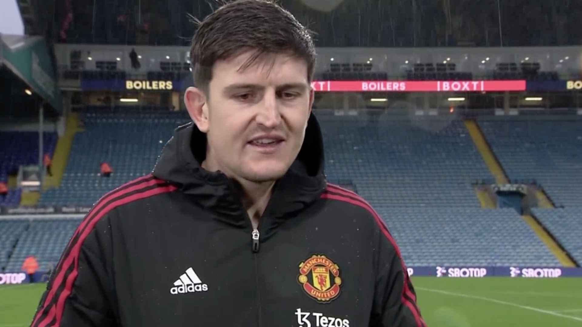 Harry Maguire interview after Leeds v Man Utd 20 February 2022 ...