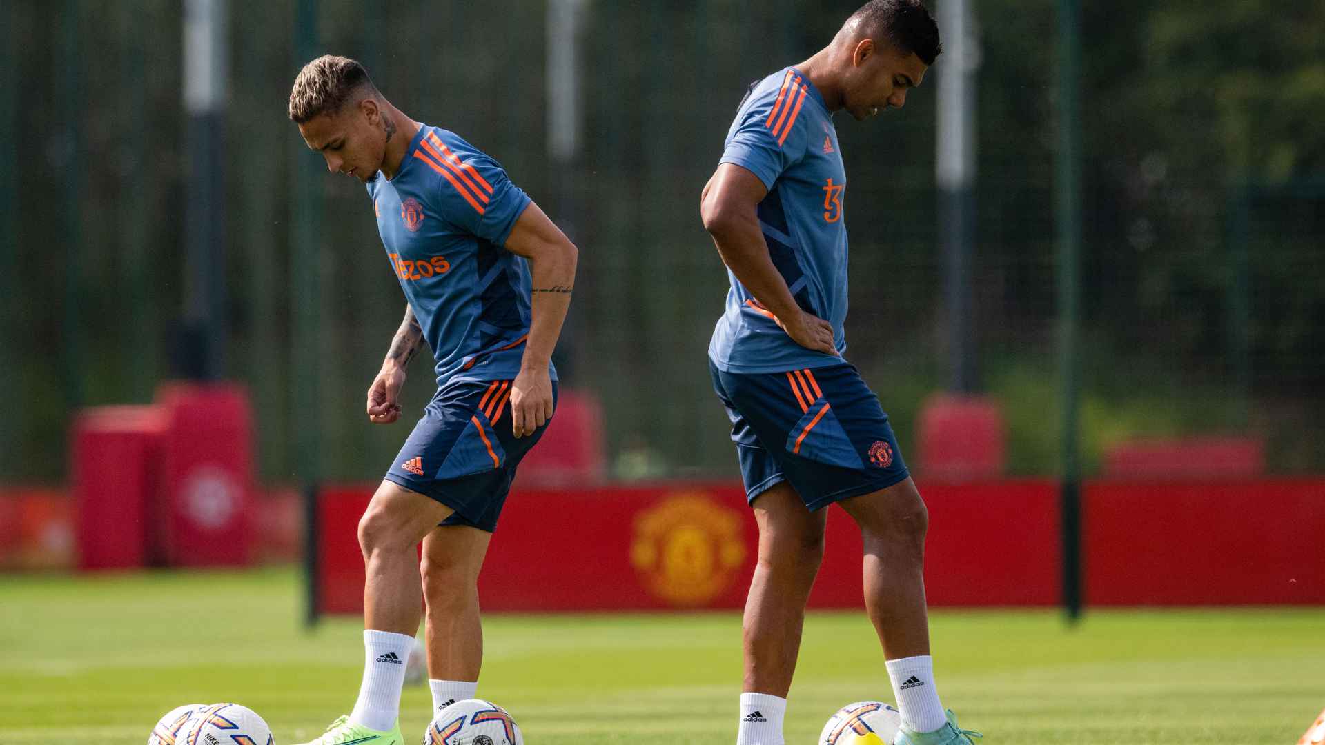 Man Utd training highlights Antony joins in | Manchester United