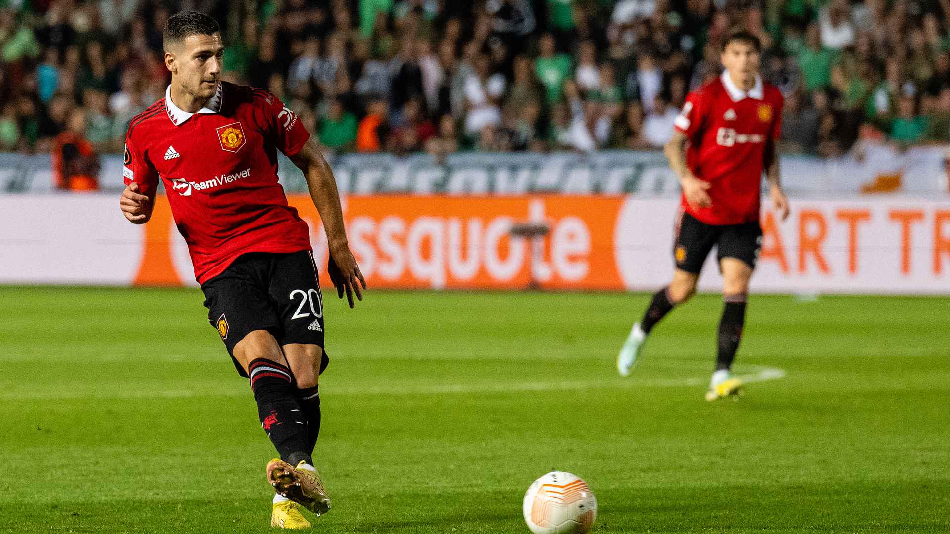 Diogo Dalot praises teammates after Omosia Nicosia v Man Utd 06 October ...