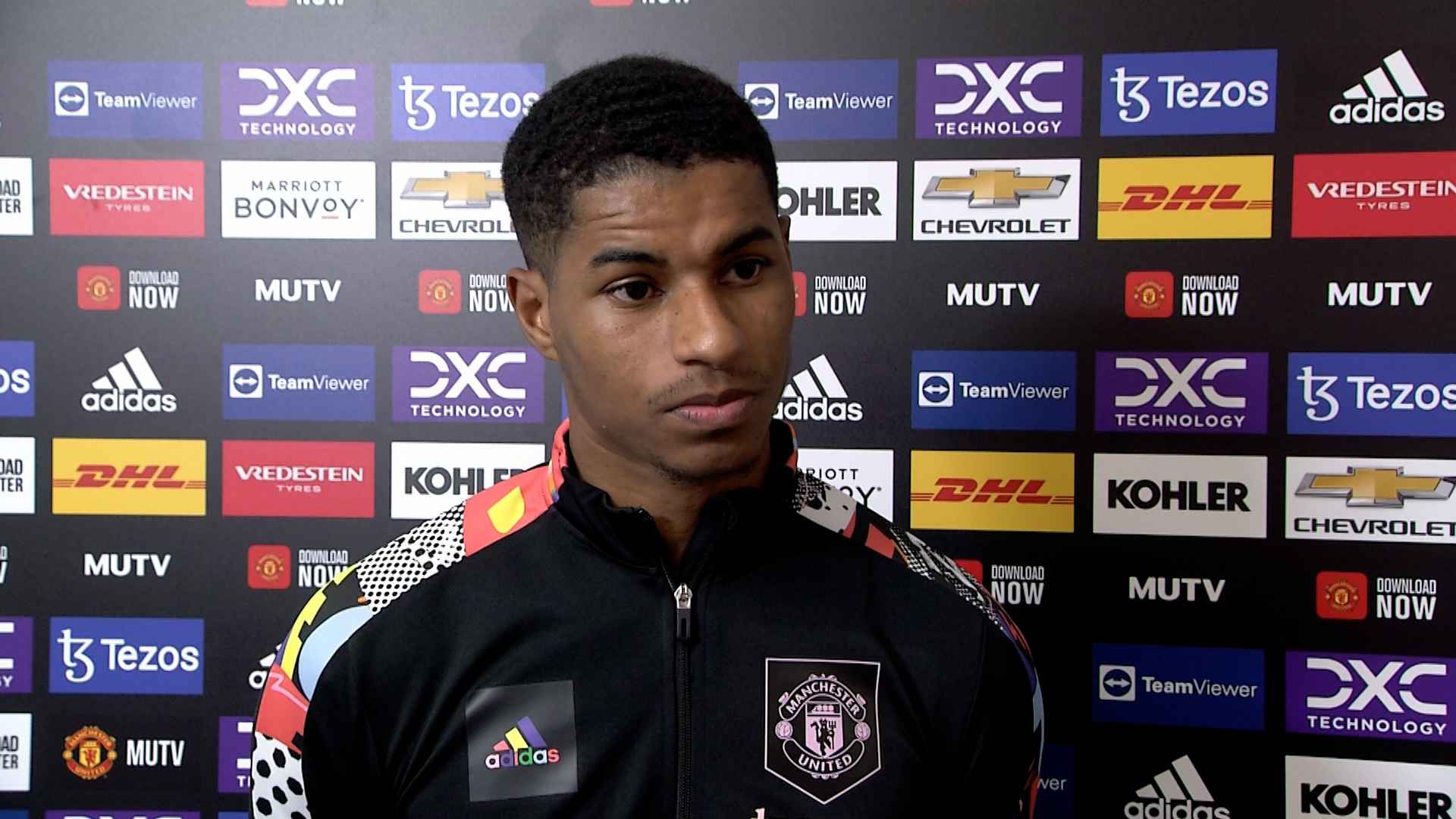 Rashford reacts to 100th United goal | Manchester United