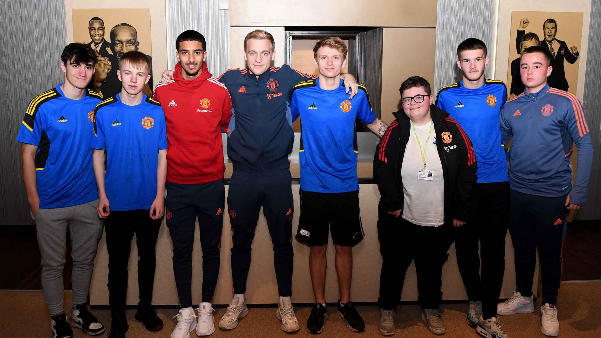 Manchester United stars delight BTEC students | Manchester United