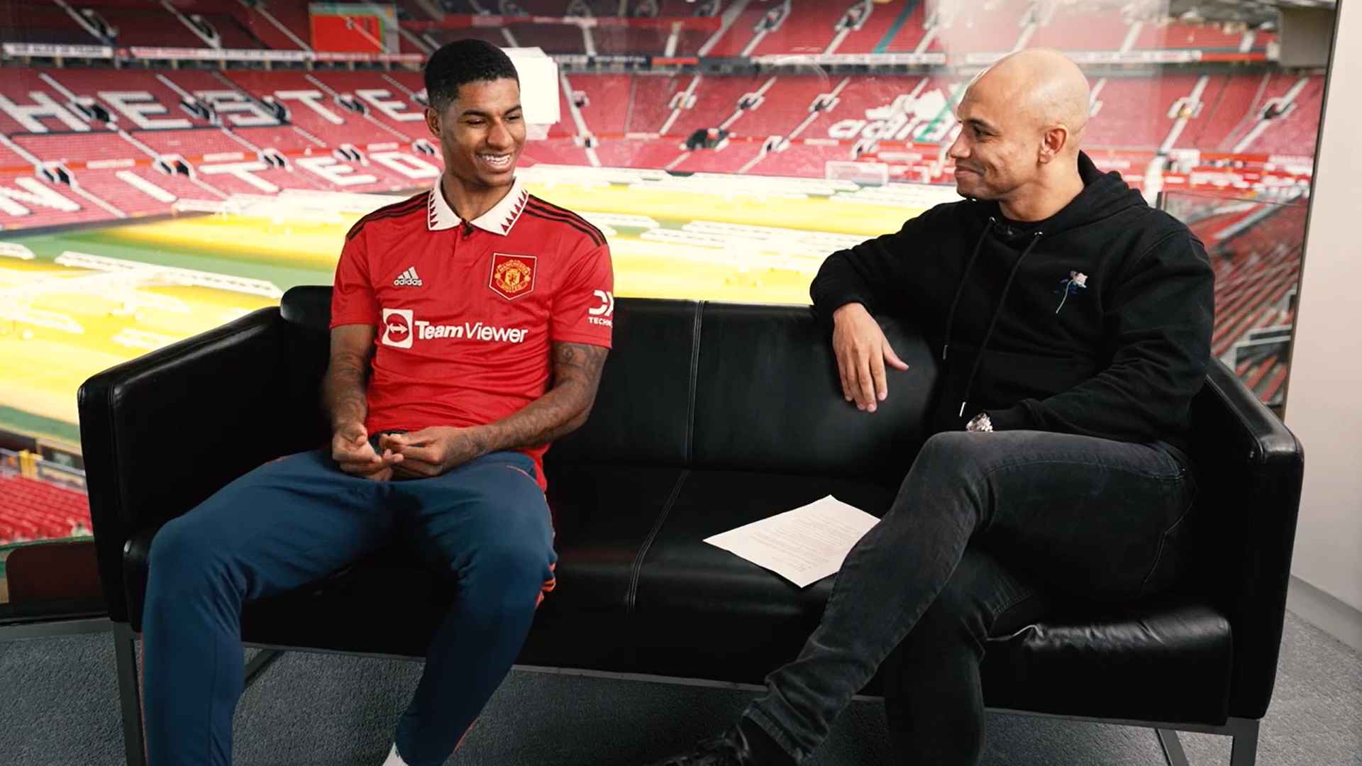 Marcus Rashford and Danny Webber exclusive interview 17 Nov 2022 ...