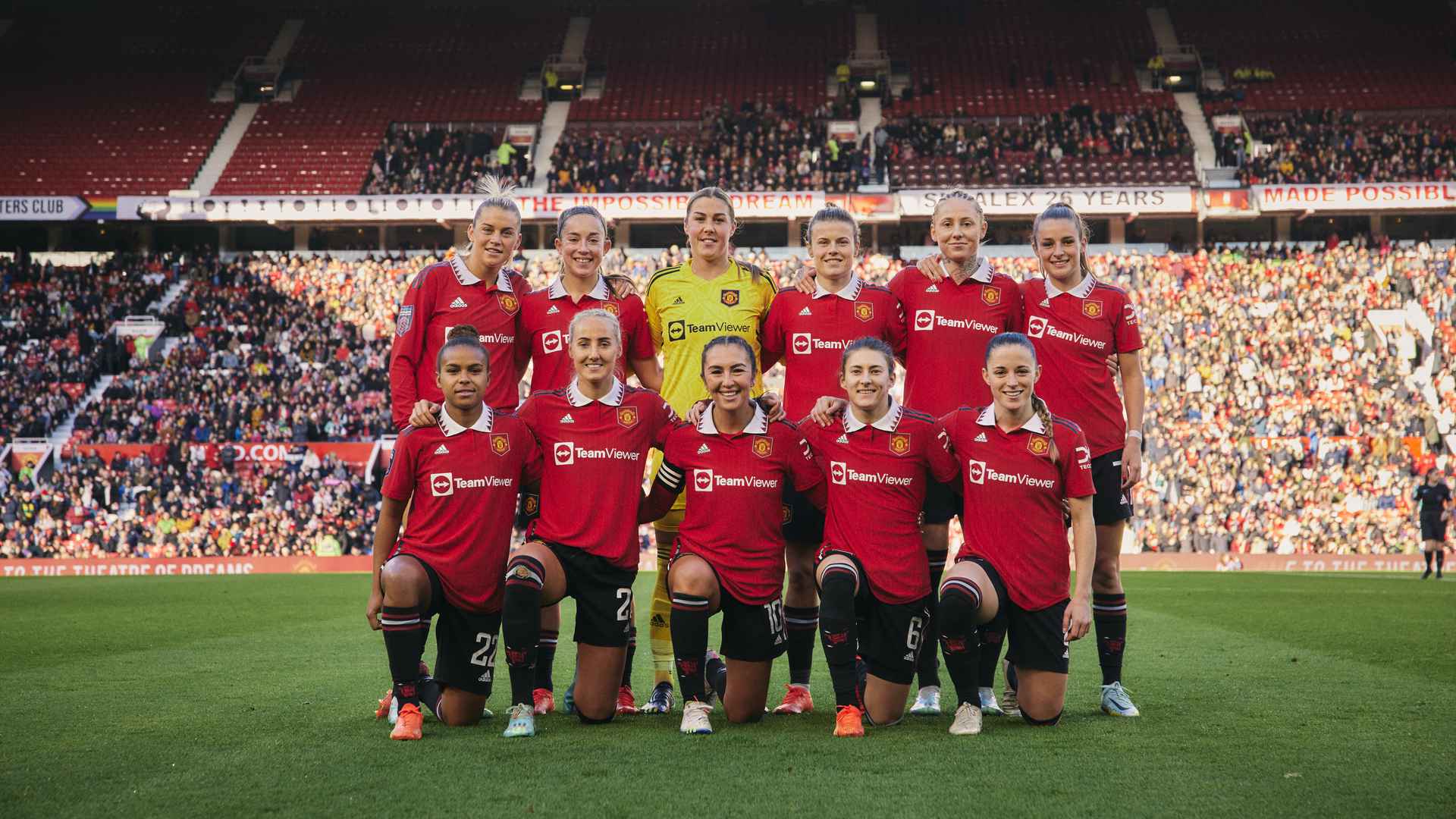 Three weeks to go until Man Utd Women play v West Ham at Old Trafford ...