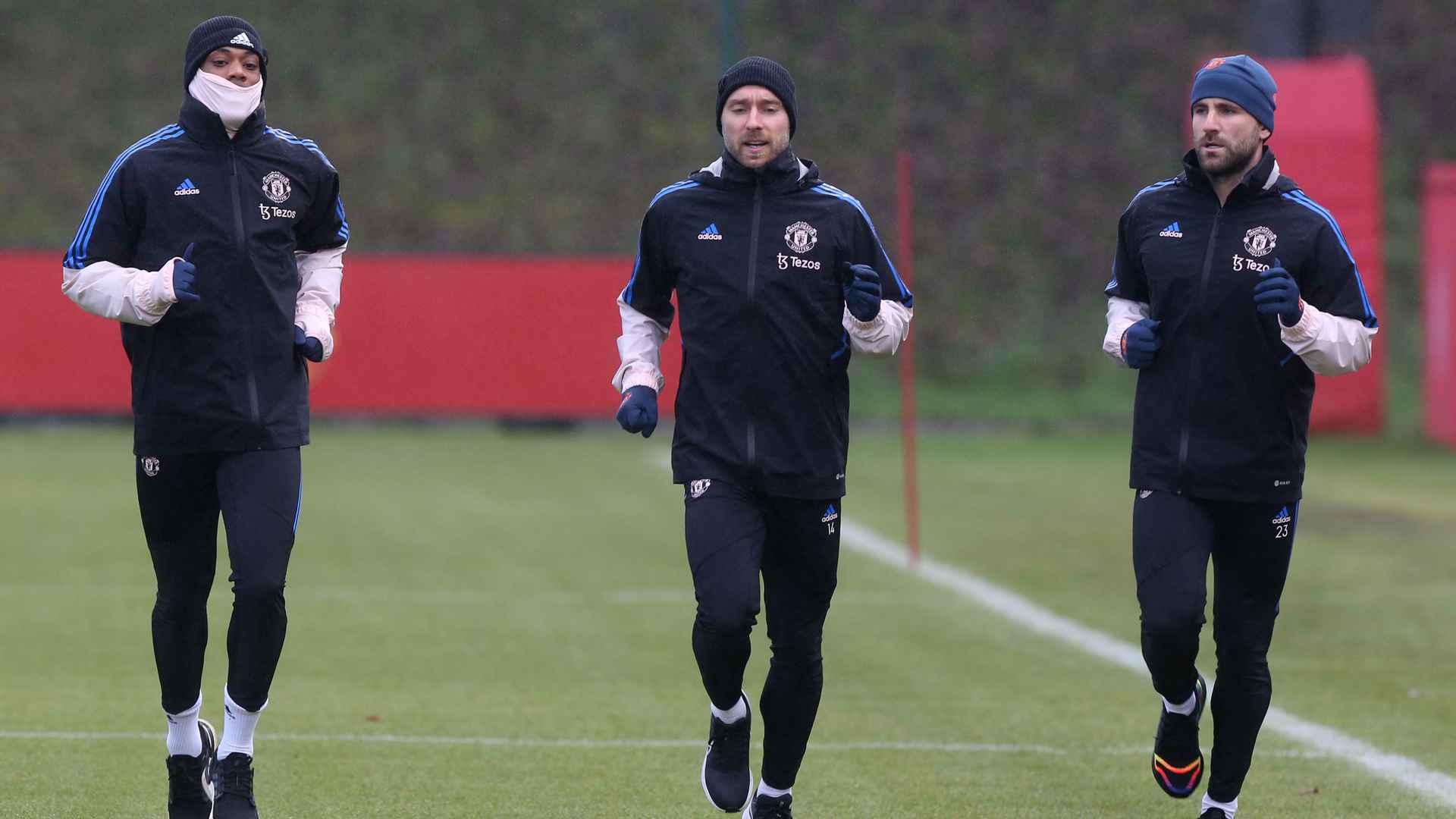 Man Utd mens team training for Wolves 29 December 2022 | Manchester United