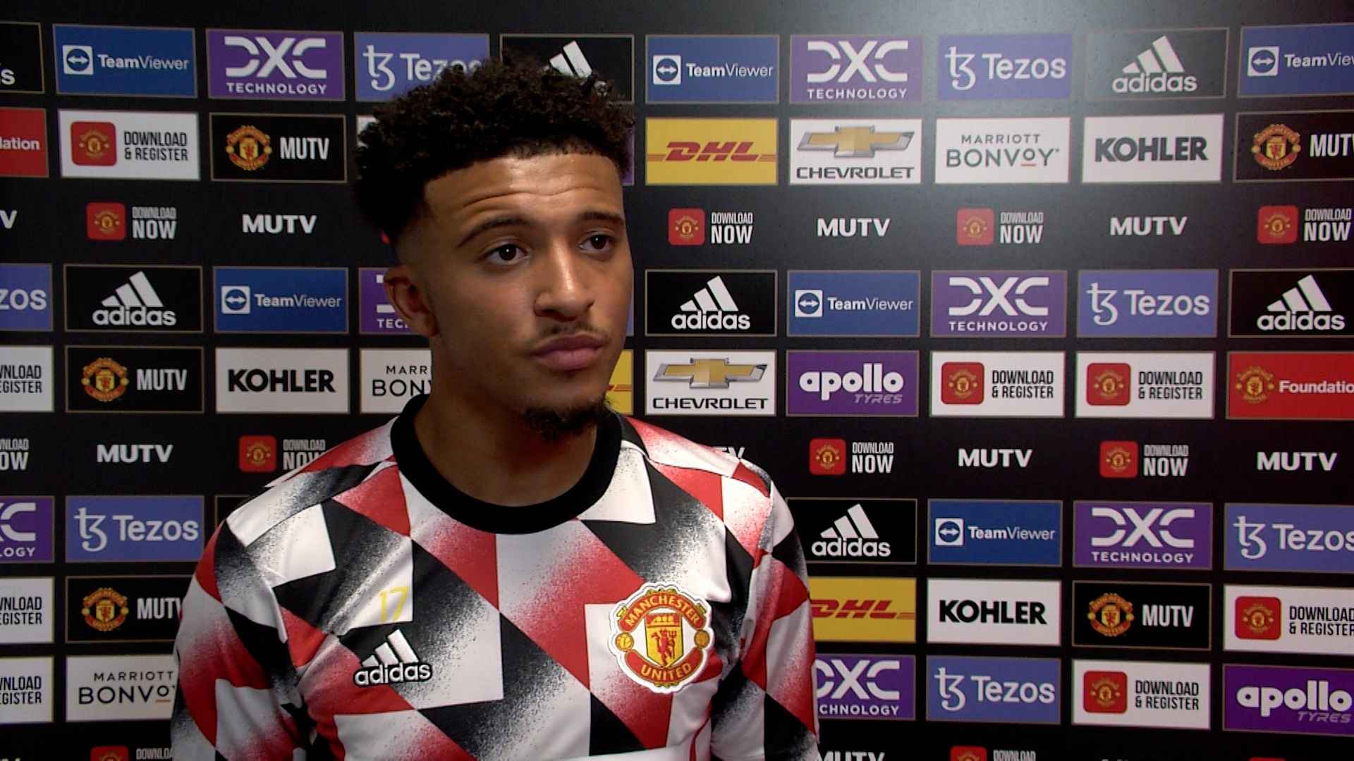 Jadon Sancho interview after Man Utd 2 Liverpool 1 | Manchester United