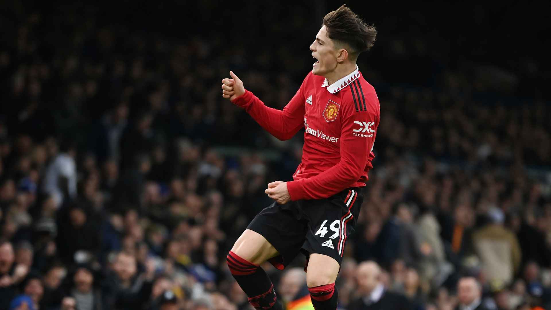 Alejandro Garnacho goals and assists for Man Utd first team 2022 23 ...