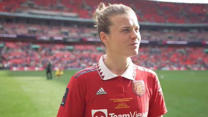 Hayley Ladd reacts to Man Utd Women FA Cup final loss to Chelsea ...