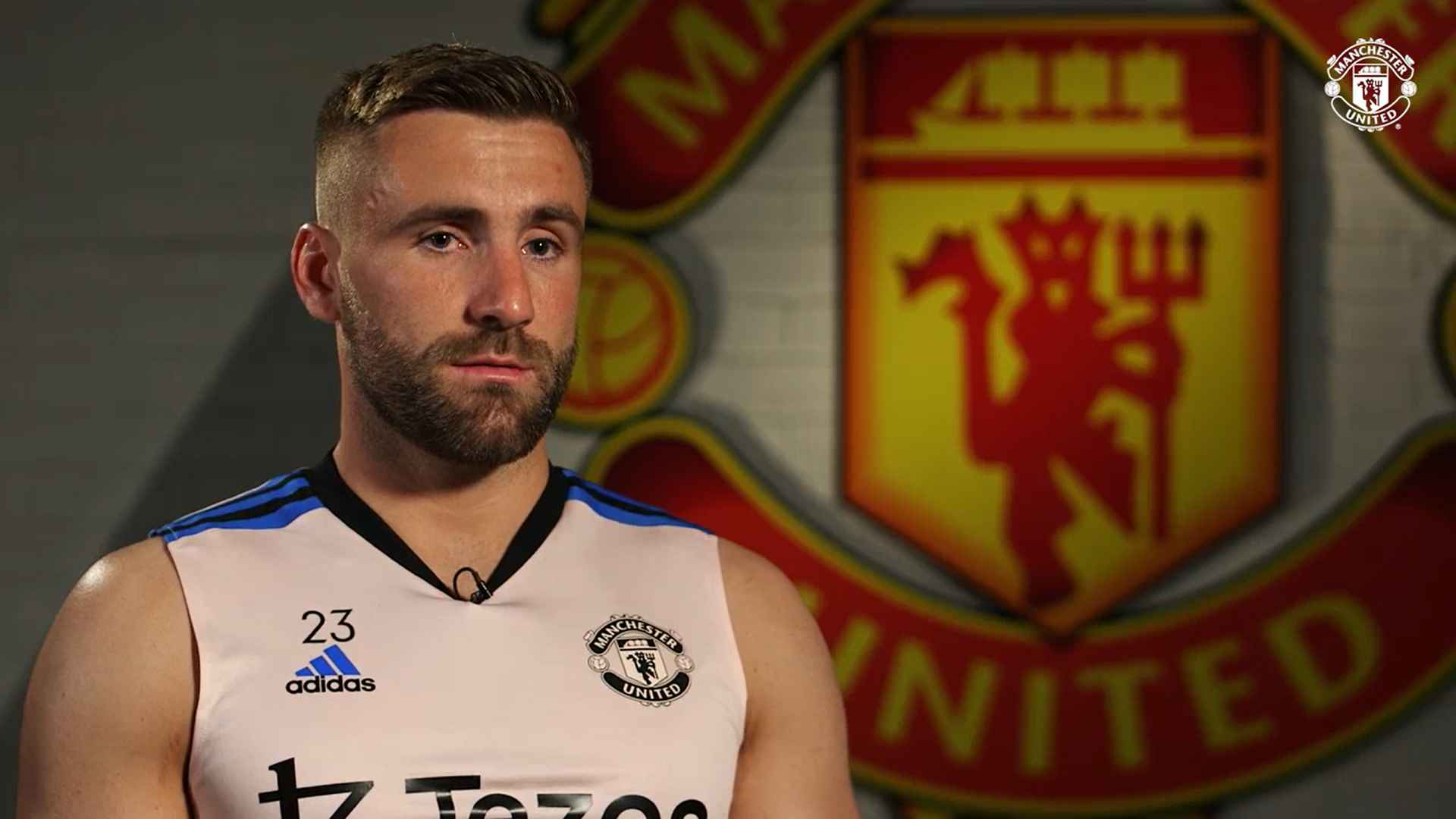 Luke Shaw looks ahead to Man Utd v Bournemouth in the Premier Leage ...