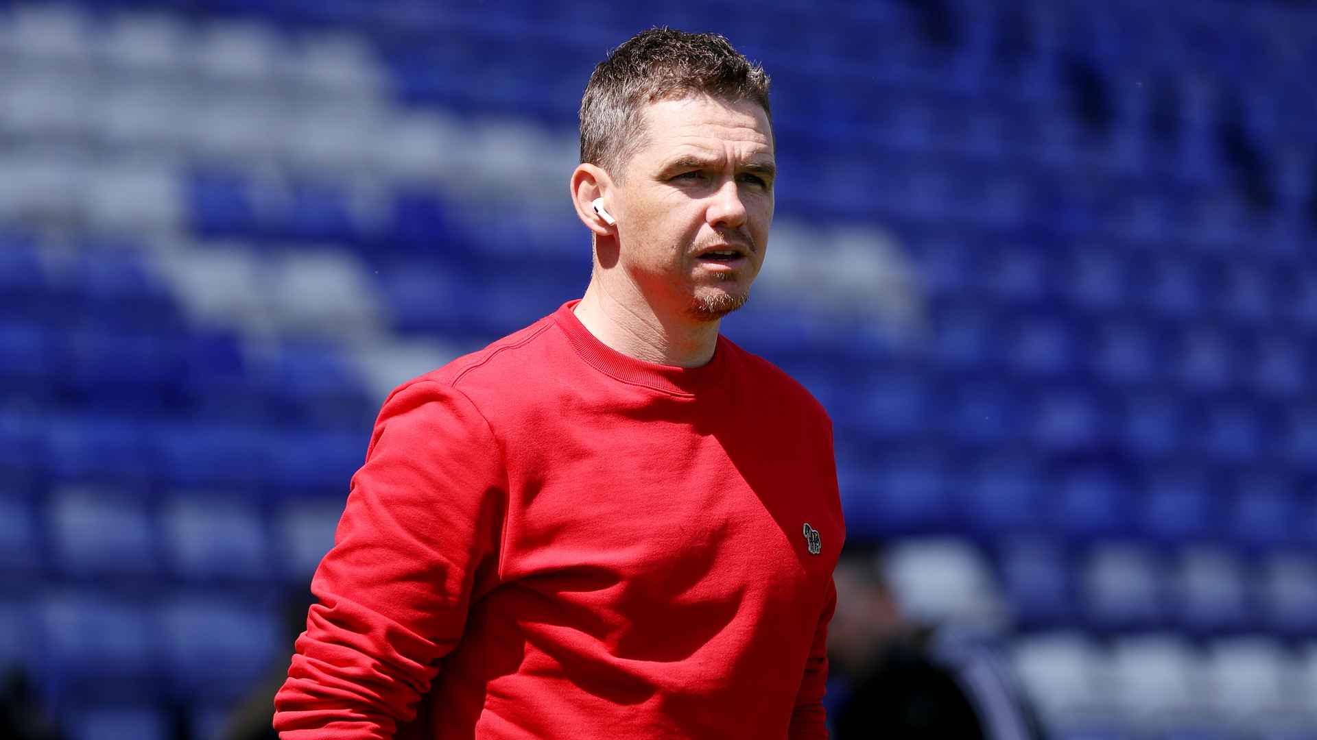 Marc Skinner reacts following United Women's 1-0 win over Liverpool in ...