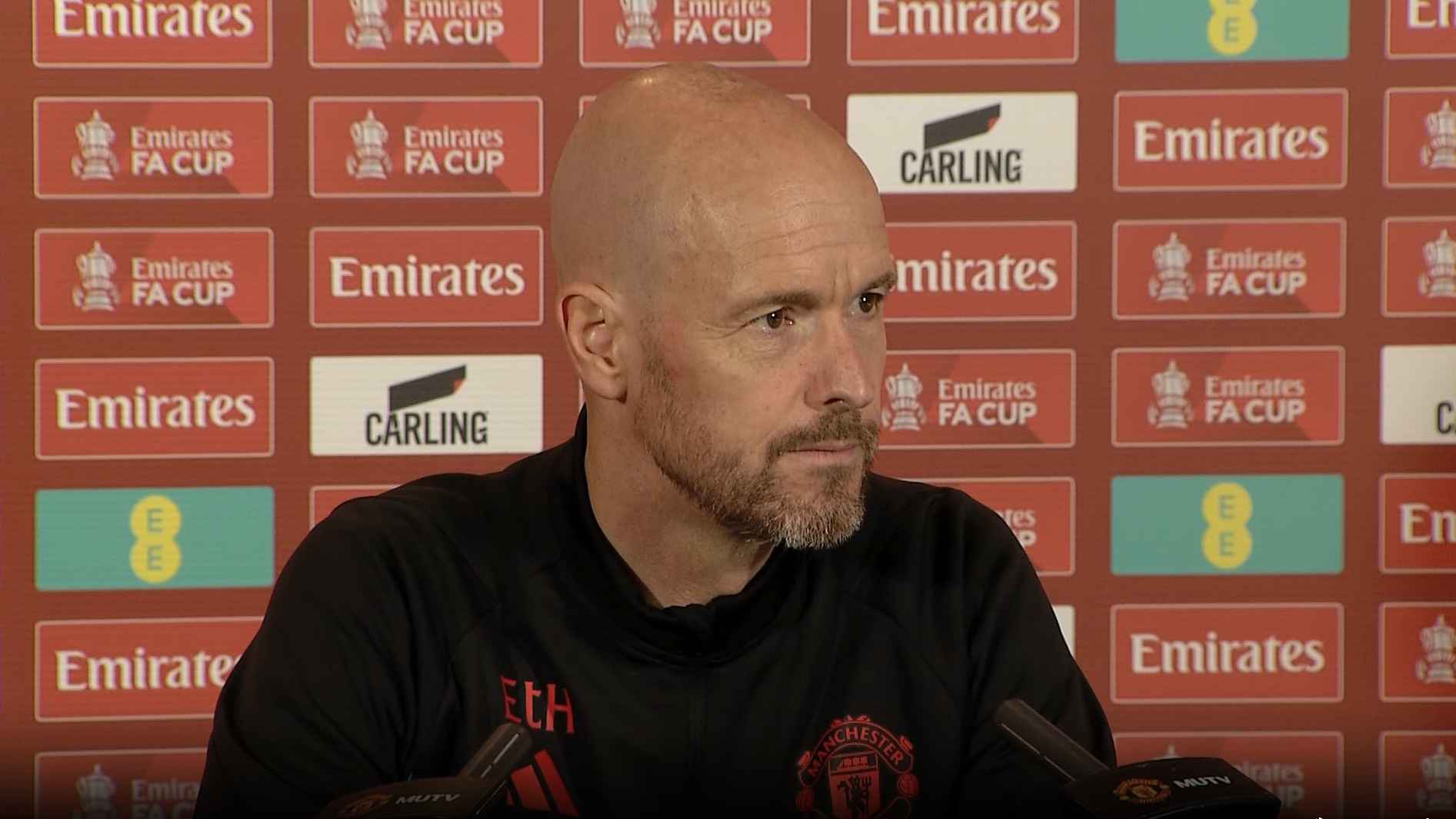 Press conference Ten Hag previews Man Utd v Man City in FA Cup final ...