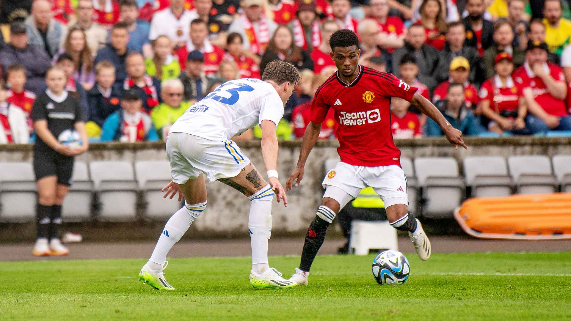 Amad Player Highlights From Man Utd V Leeds In Oslo Manchester United