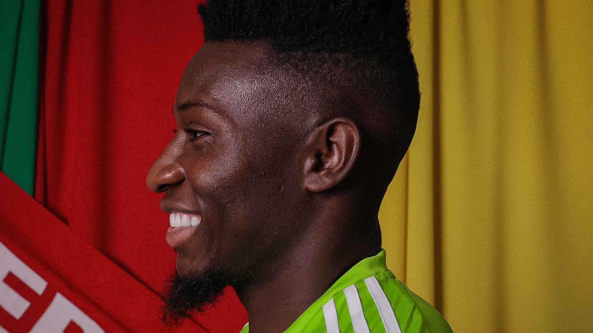 First look at Andre Onana in Man Utd goalkeeper jersey 2023 24 ...