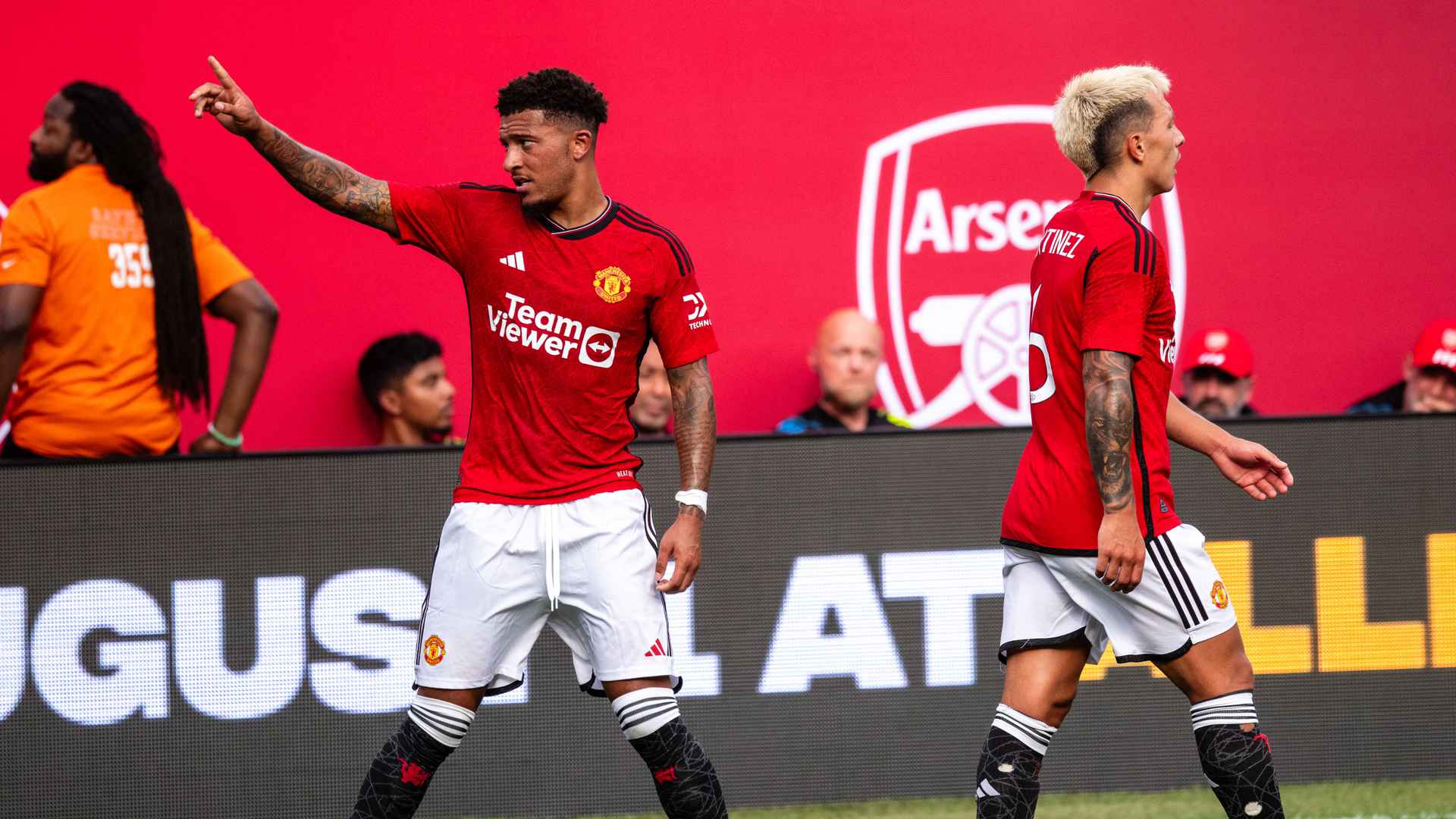 Sancho doubles our lead | Manchester United