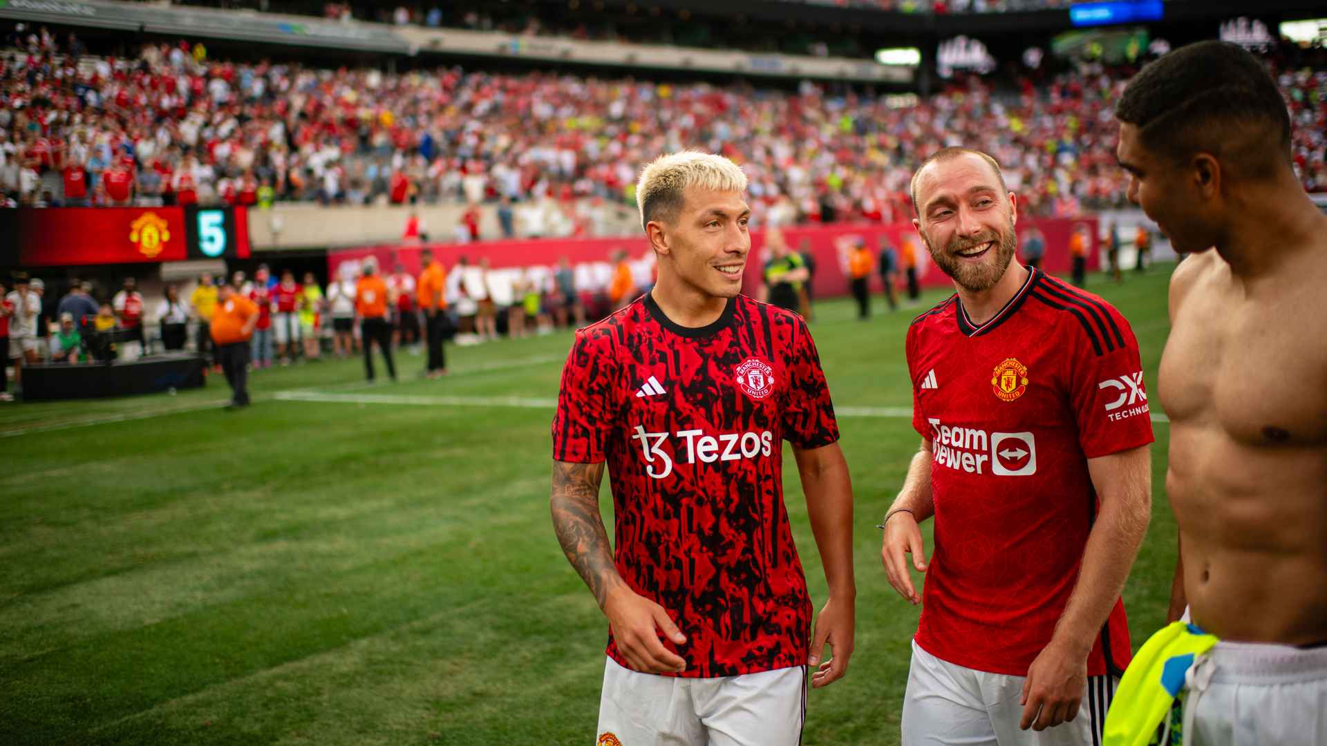 Lisandro Martinez and Christian Eriksen preview the 2023 24 season for ...