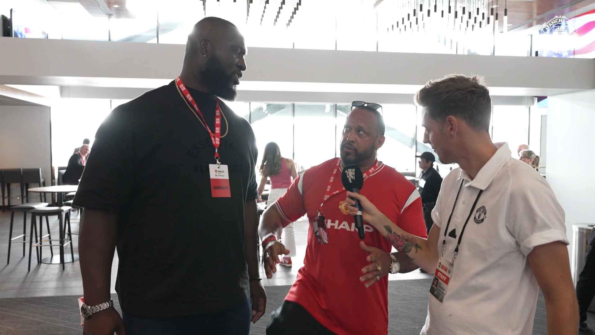 WWE stars chat all things Manchester United ahead of Arsenal game ...