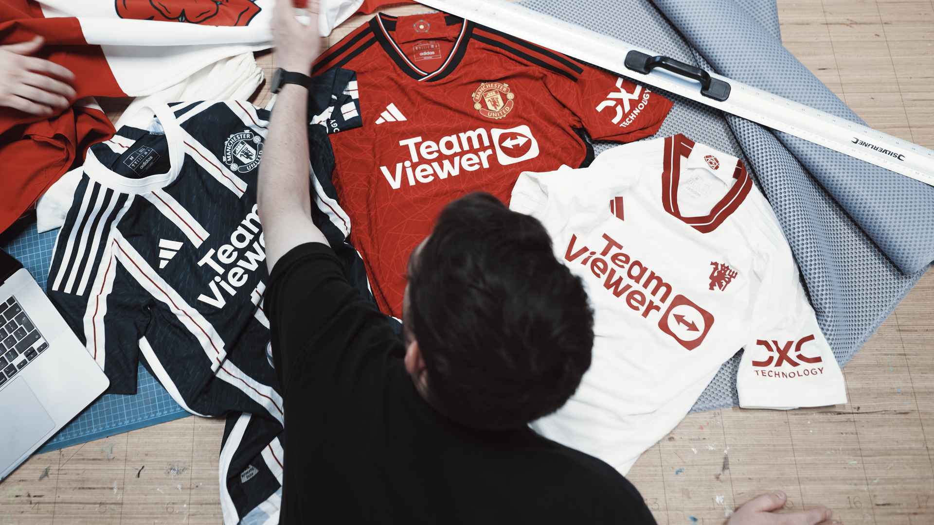 Gallery of Man Utd third kit at adidas headquarters | Manchester United