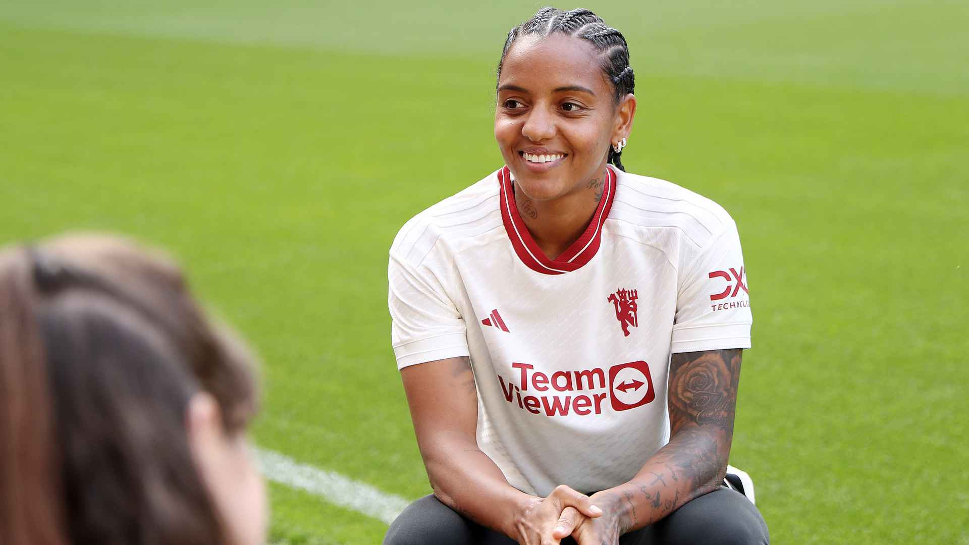 New signing interview part one with Man Utd Women forward Geyse Da ...