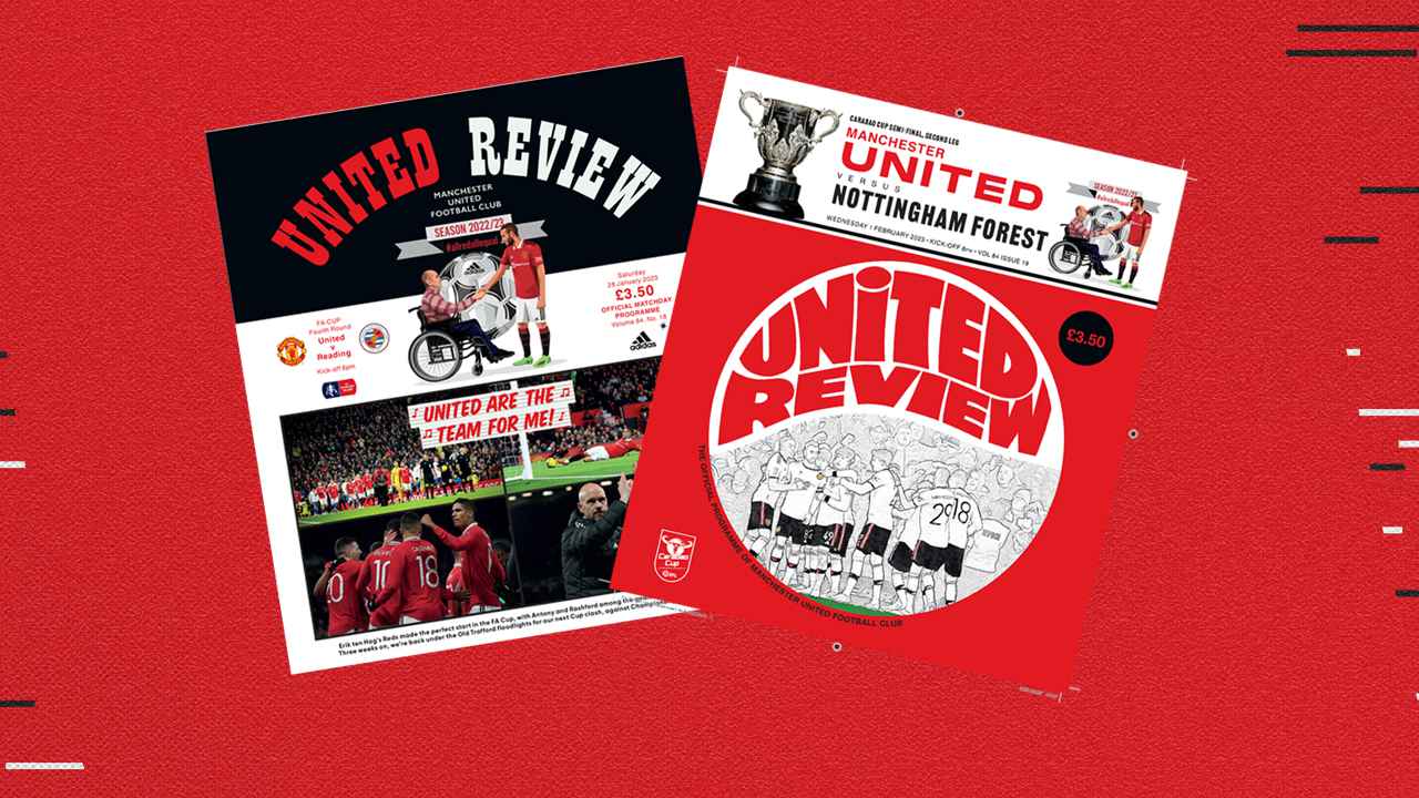 Order your United Review match programmes for Man Utd cup ties v ...