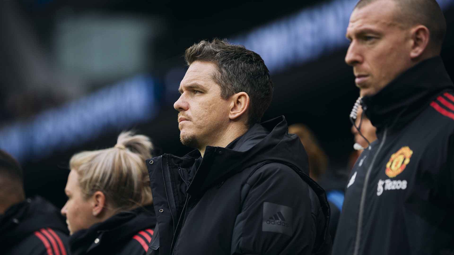 Marc Skinner and Leah Galton react to Man Utd Women v Spurs 13 February ...