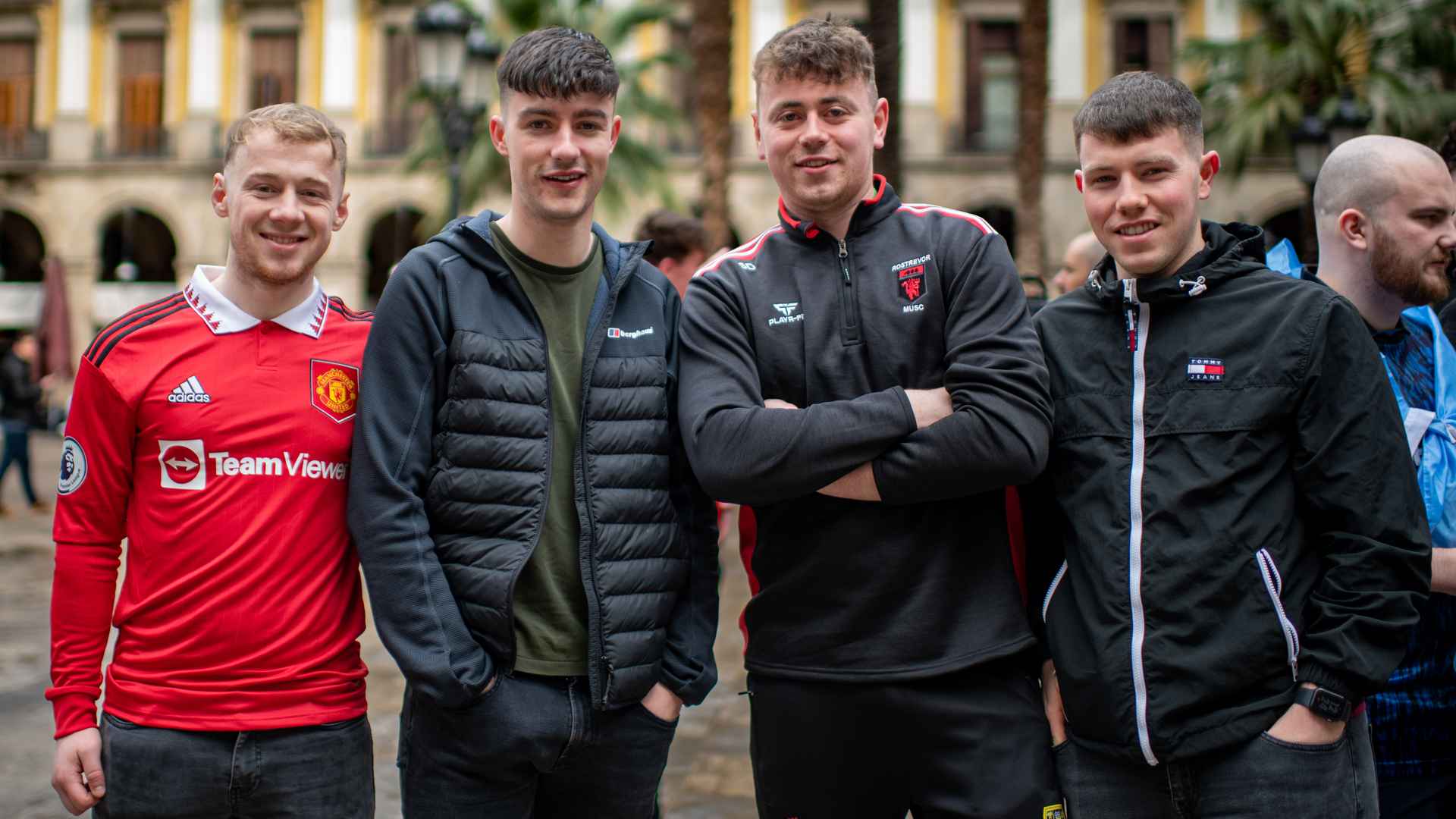 Gallery of Man Utd fans in Barcelona before Europa League playoff tie ...