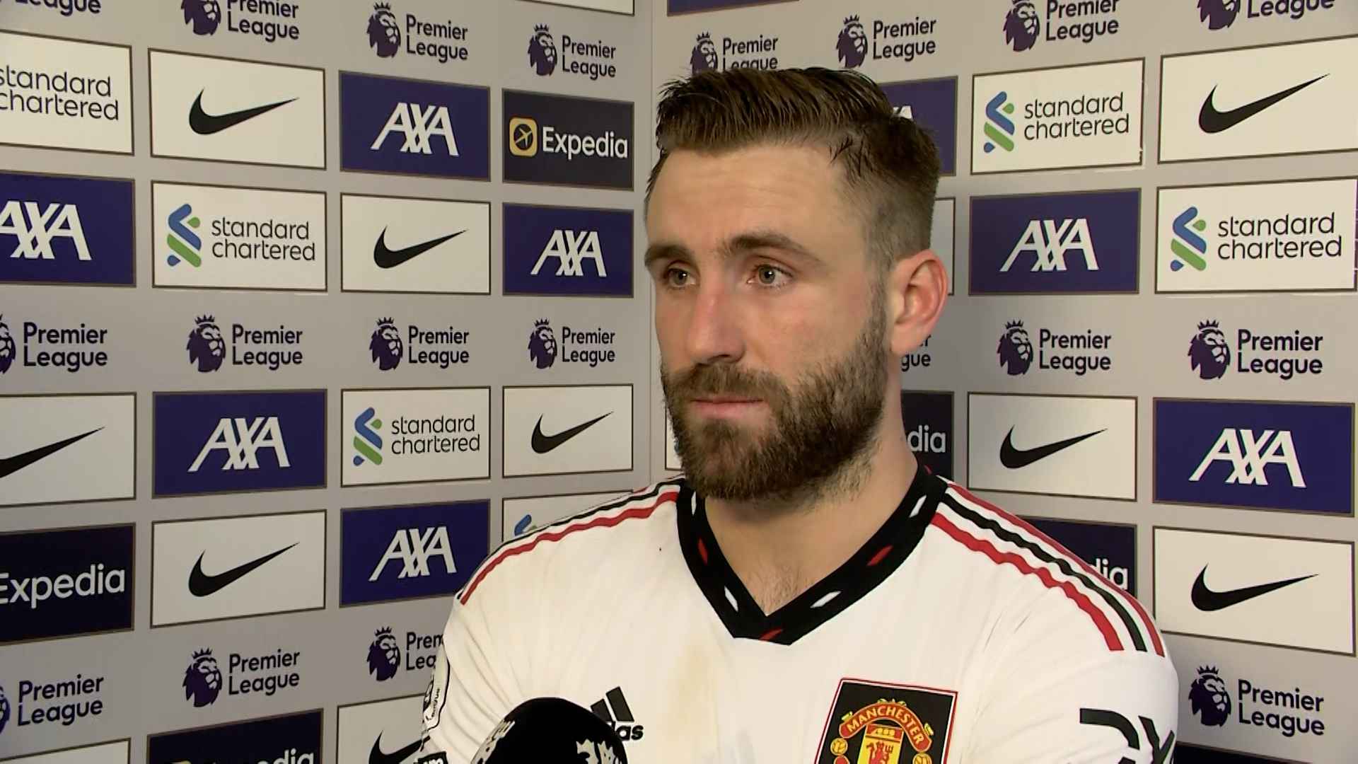 Luke Shaw interview after Liverpool 7 Man Utd 0 on 5 March 2023 ...