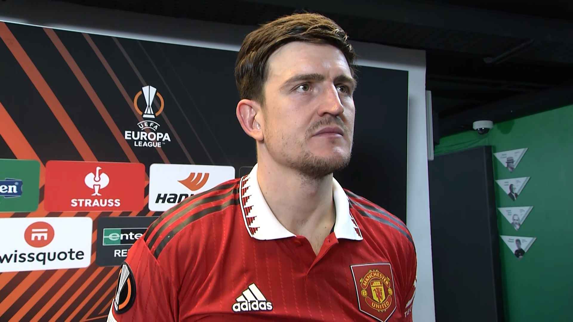 Harry Maguire interview after Real Betis 0 Man Utd 1 second leg 16 ... Harry Maguire interview after Real Betis 0 Man Utd 1 second leg 16 ...