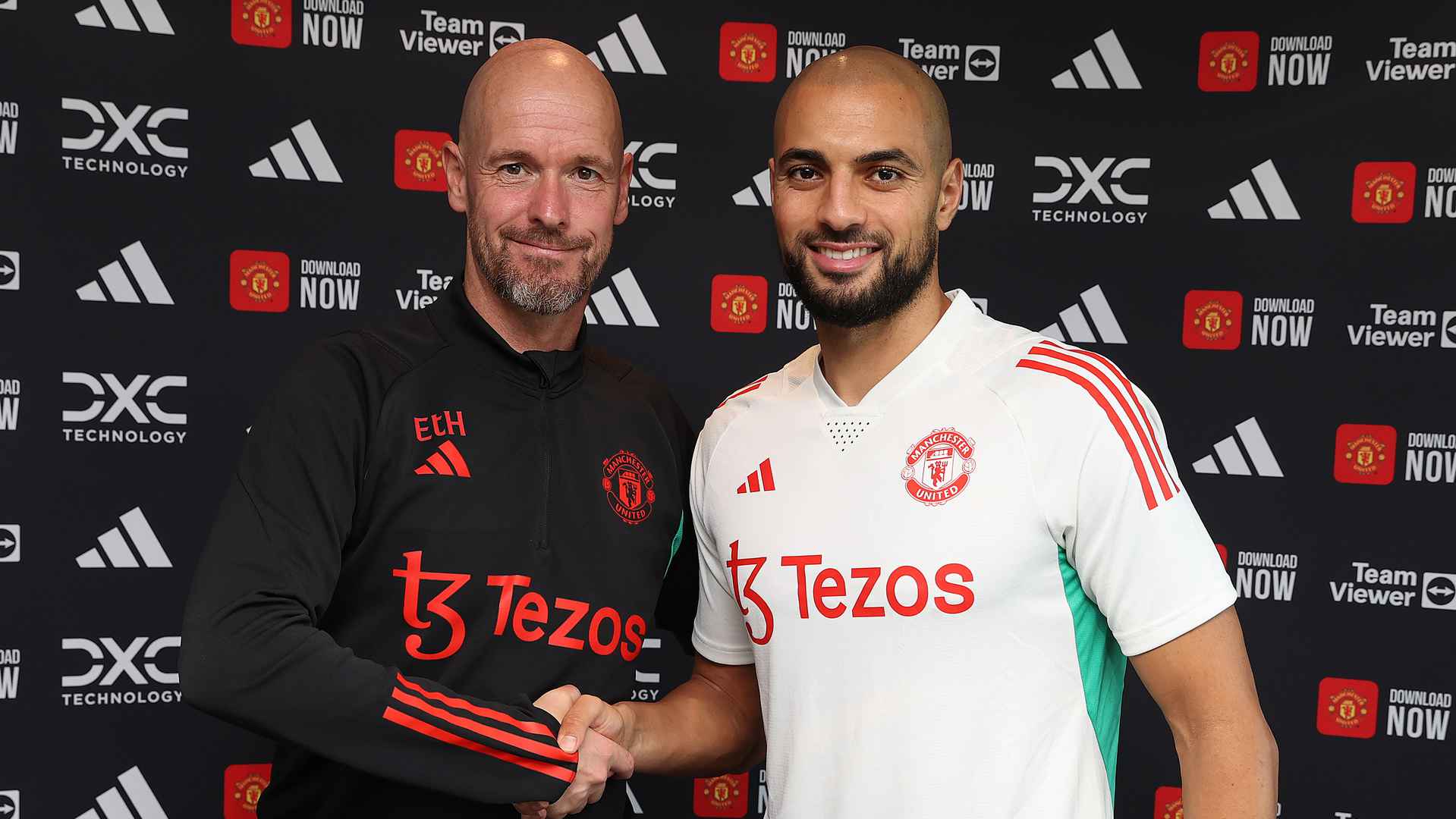 Gallery of Sofyan Amrabat signing photos | Manchester United