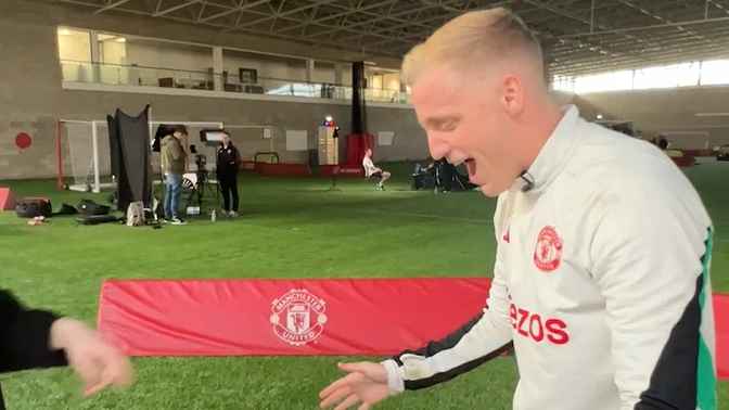Man Utd players take on the reaction test | Manchester United