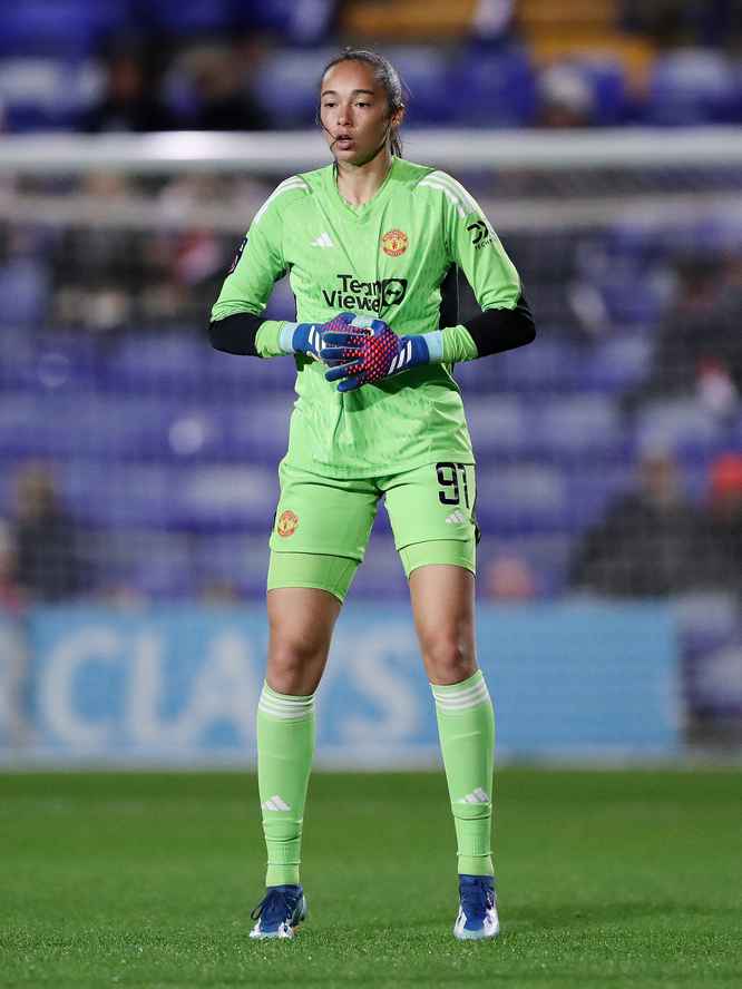 Phallon Tullis-Joyce save v Liverpool 22 November 2023 | Manchester United