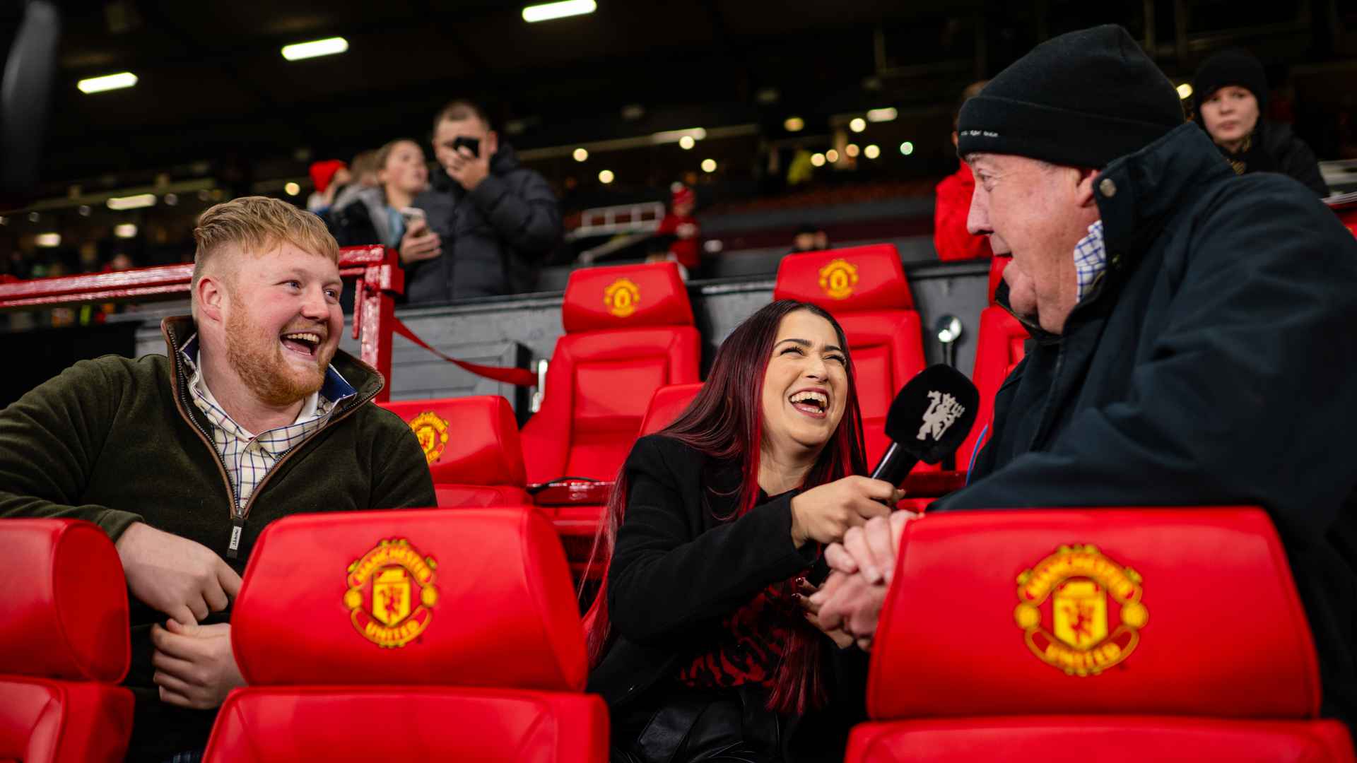 Jeremy Clarkson and Kaleb Cooper at Old Trafford for Man Utd v Chelsea ...