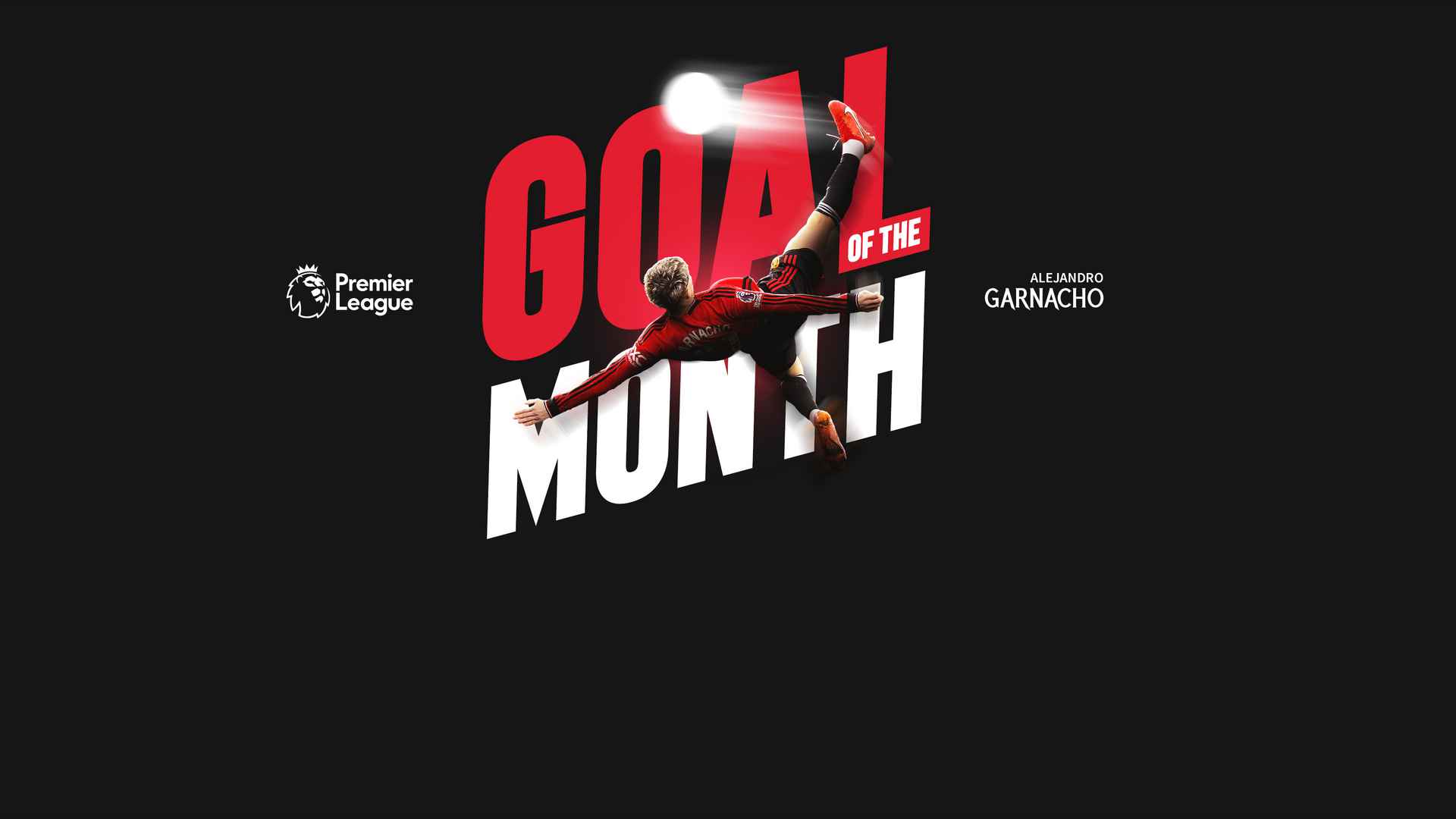 Alejandro Garnacho wins Premier League Goal of the Month for November ...