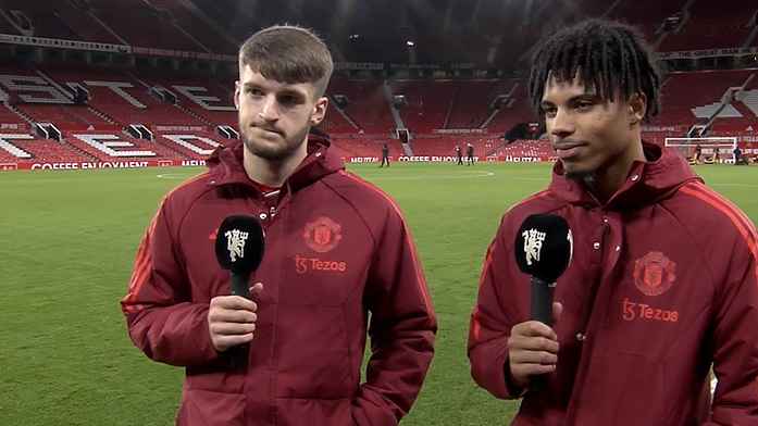 Jack Kingdon and Ethan Williams speak after Man Utd Under-18s FA Youth ... Jack Kingdon and Ethan Williams speak after Man Utd Under-18s FA Youth ...