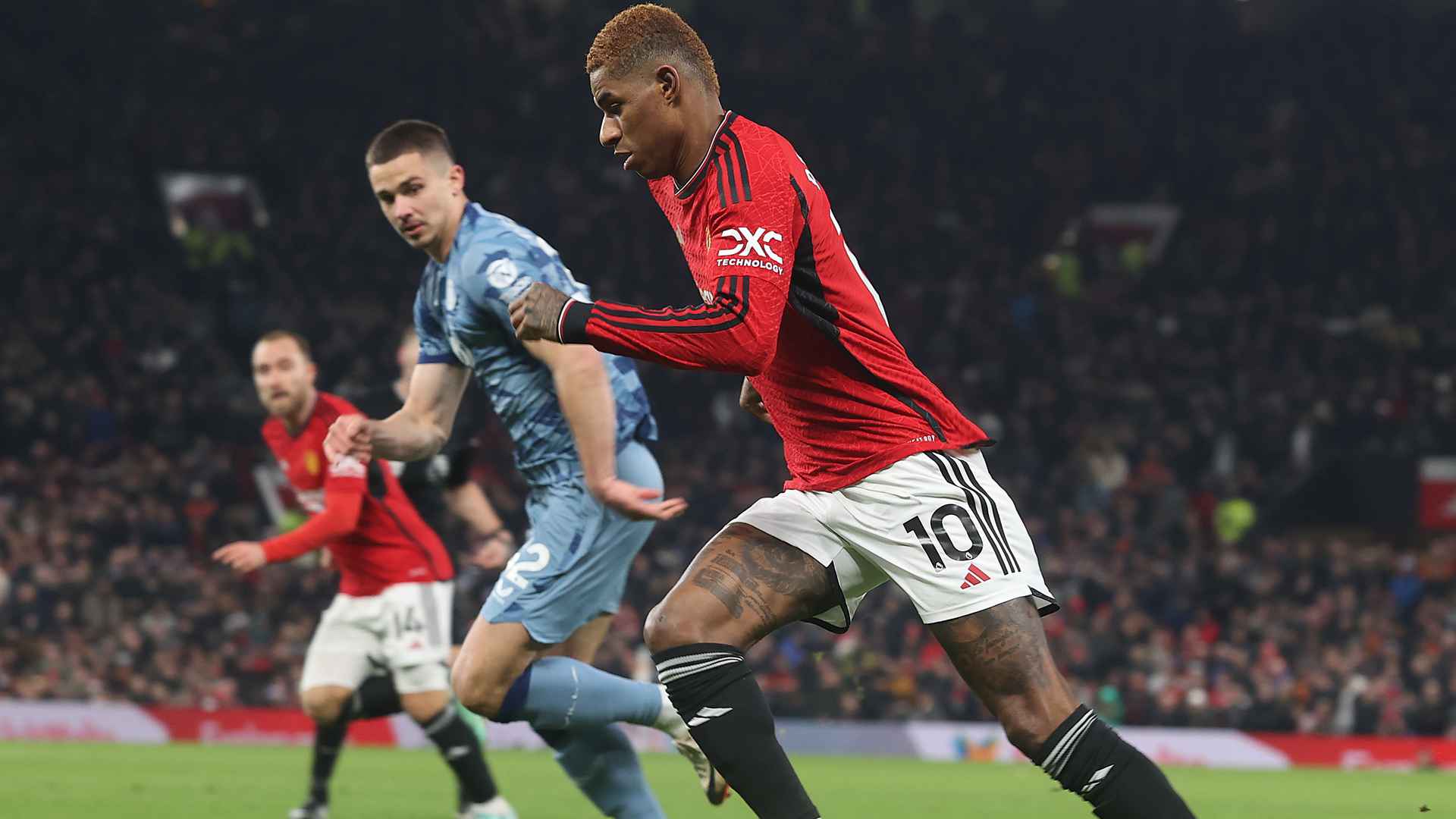 WSC player highlights Marcus Rashford Man Utd 3 Aston Villa 2 ...