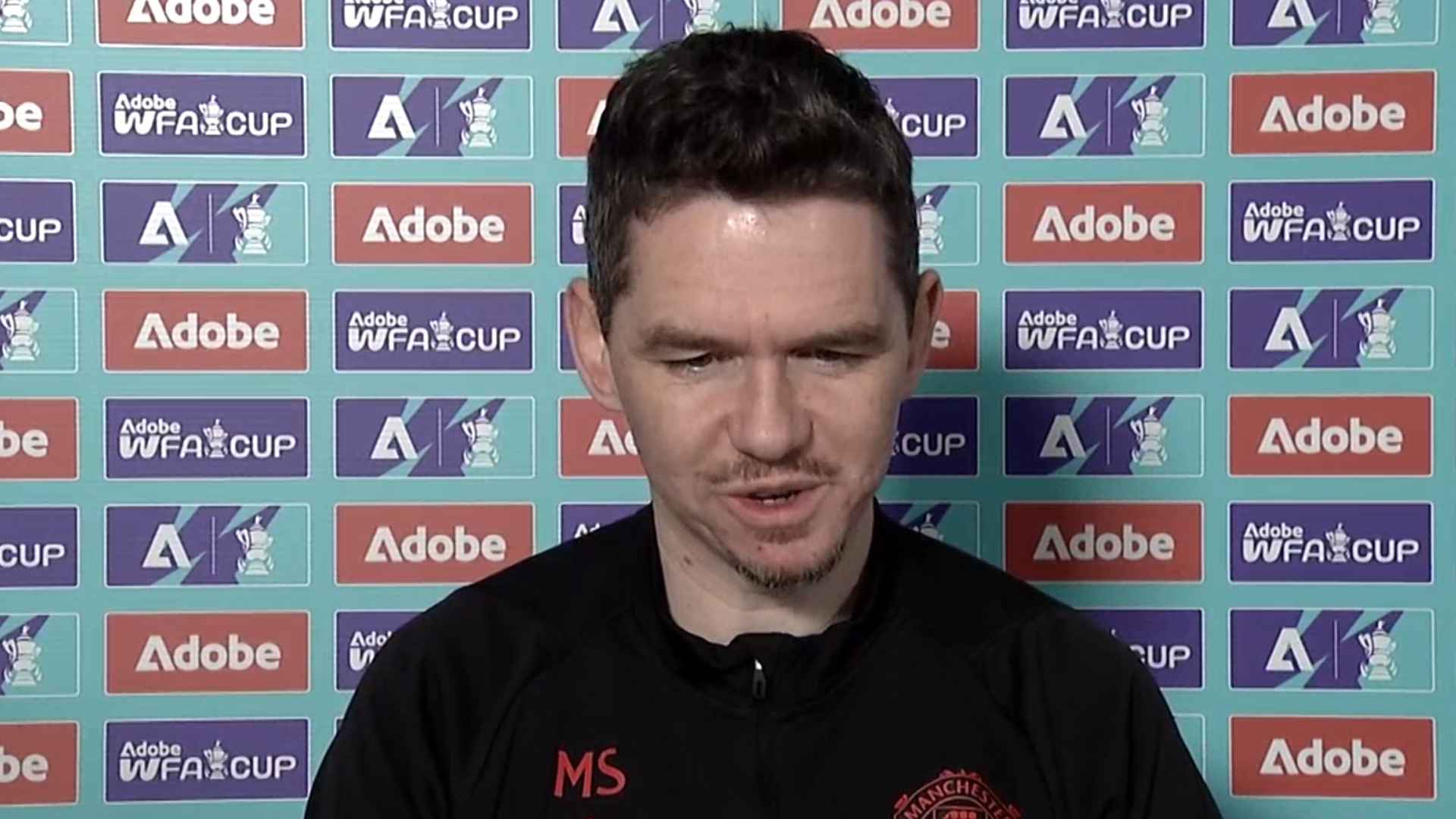 Marc Skinner press conference video ahead of Man Utd Women v Newcastle ...