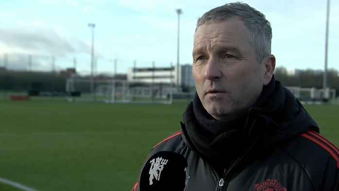Colin Little interview after Man Utd Under-18s match in Newcastle ...