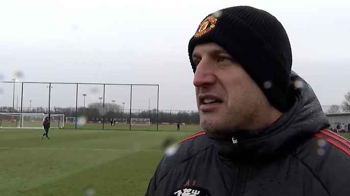 Adam Lawrence reacts after Man Utd Under 18s v Manchester City 20 ...