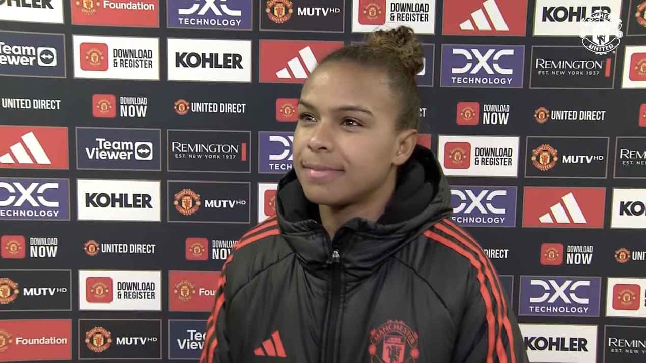 Nikita Parris interview after Man Utd Women v Aston Villa 28 January ...