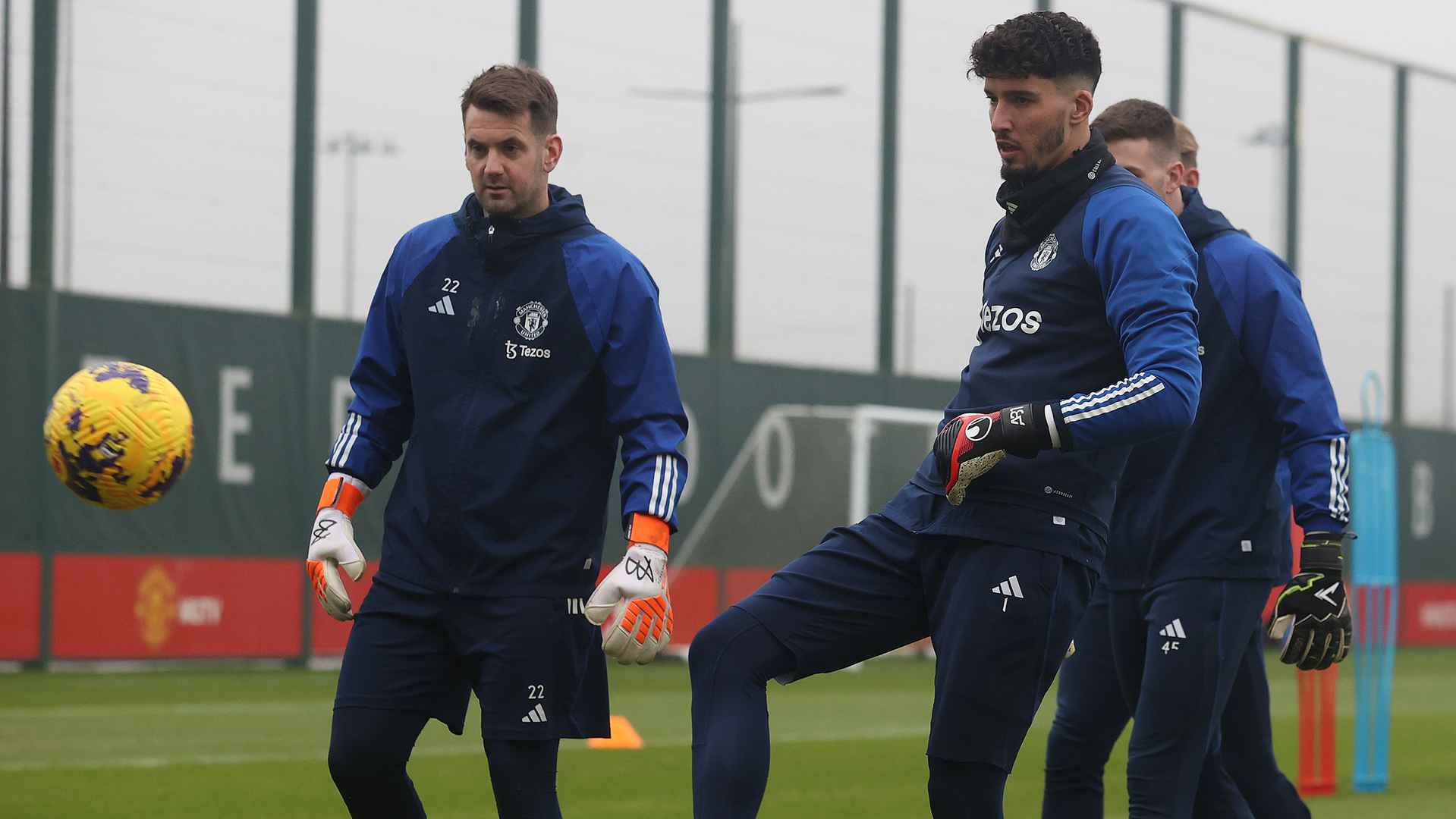 Training Highlights Man Utd goalkeeping session on 29 Jan 2024 ...