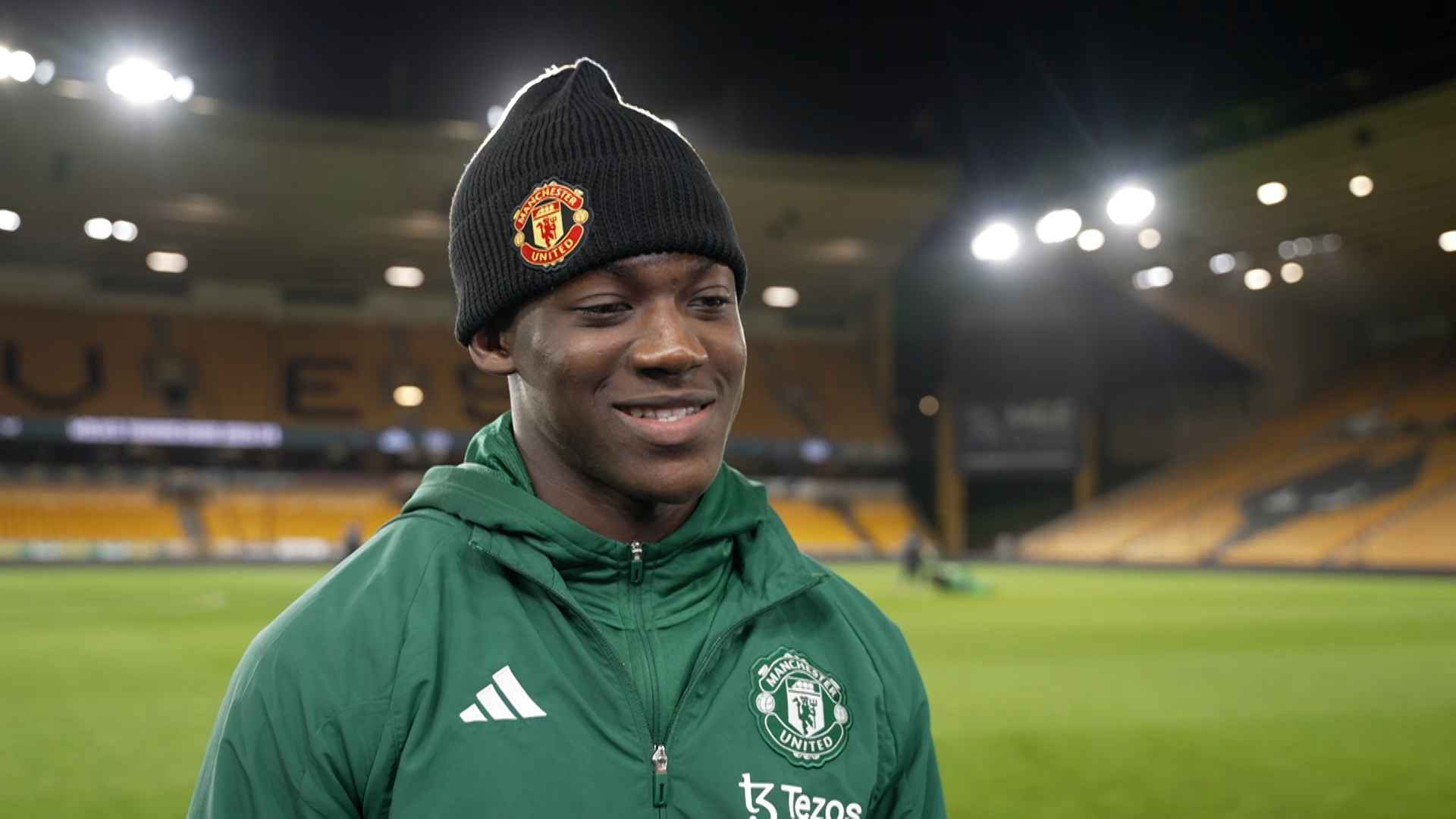 Kobbie Mainoo interview after dramatic winner against Wolves 1 Feb 2024 ...
